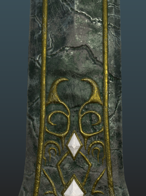 worn rusty damaged old gold Substance Smart Material on Substance 3D ...