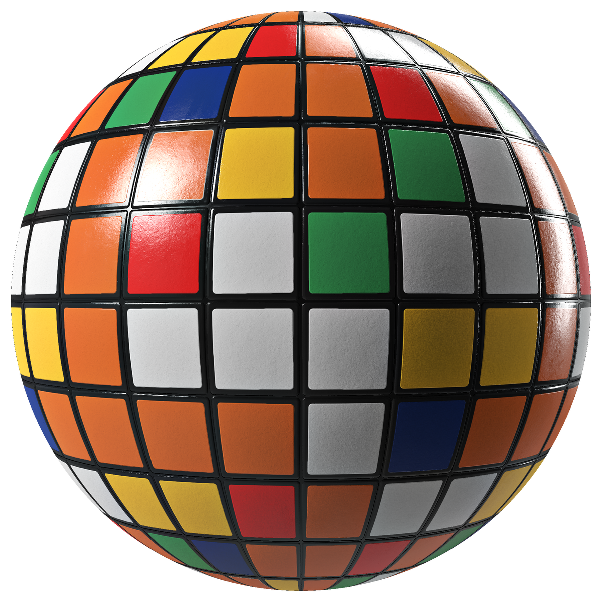 Rubik´s Cube 8K Substance Material on Substance 3D Community Assets