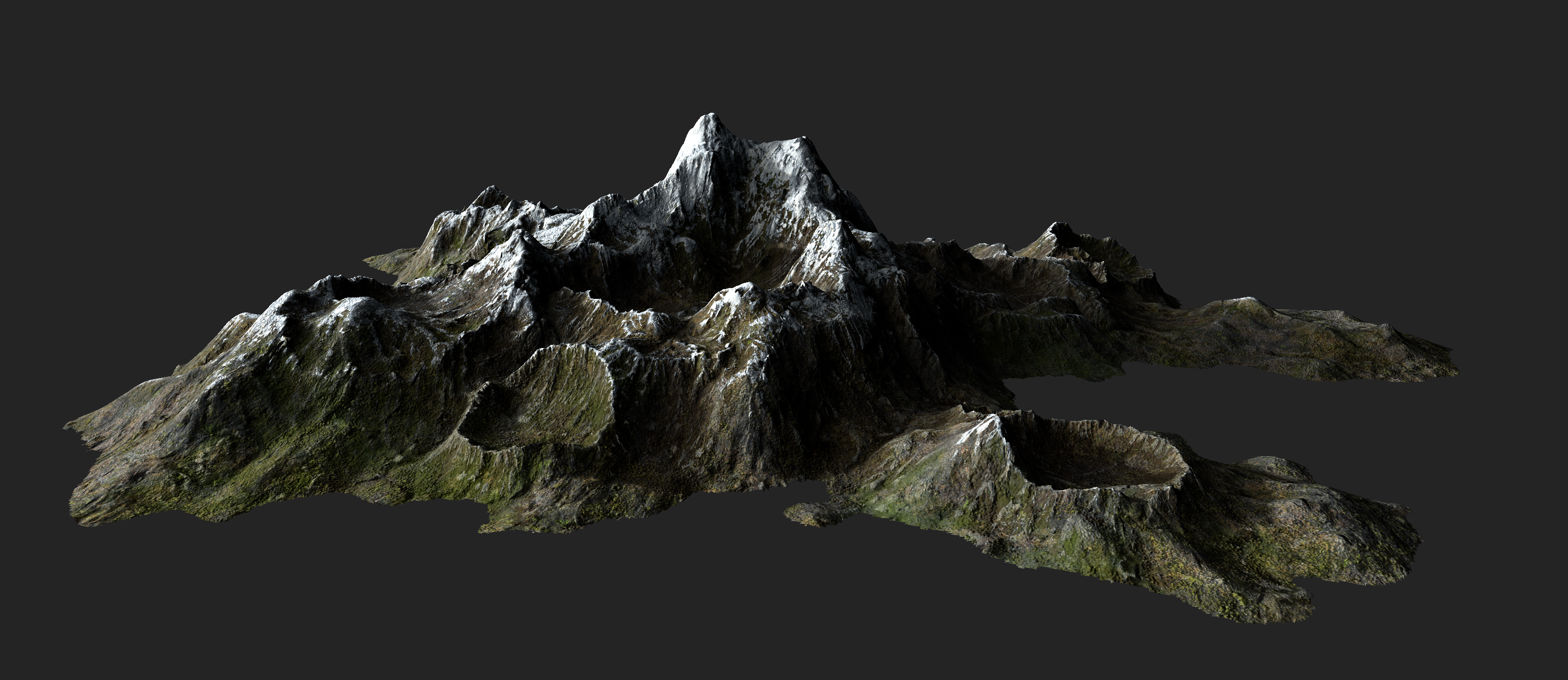 3d Mountain Textures