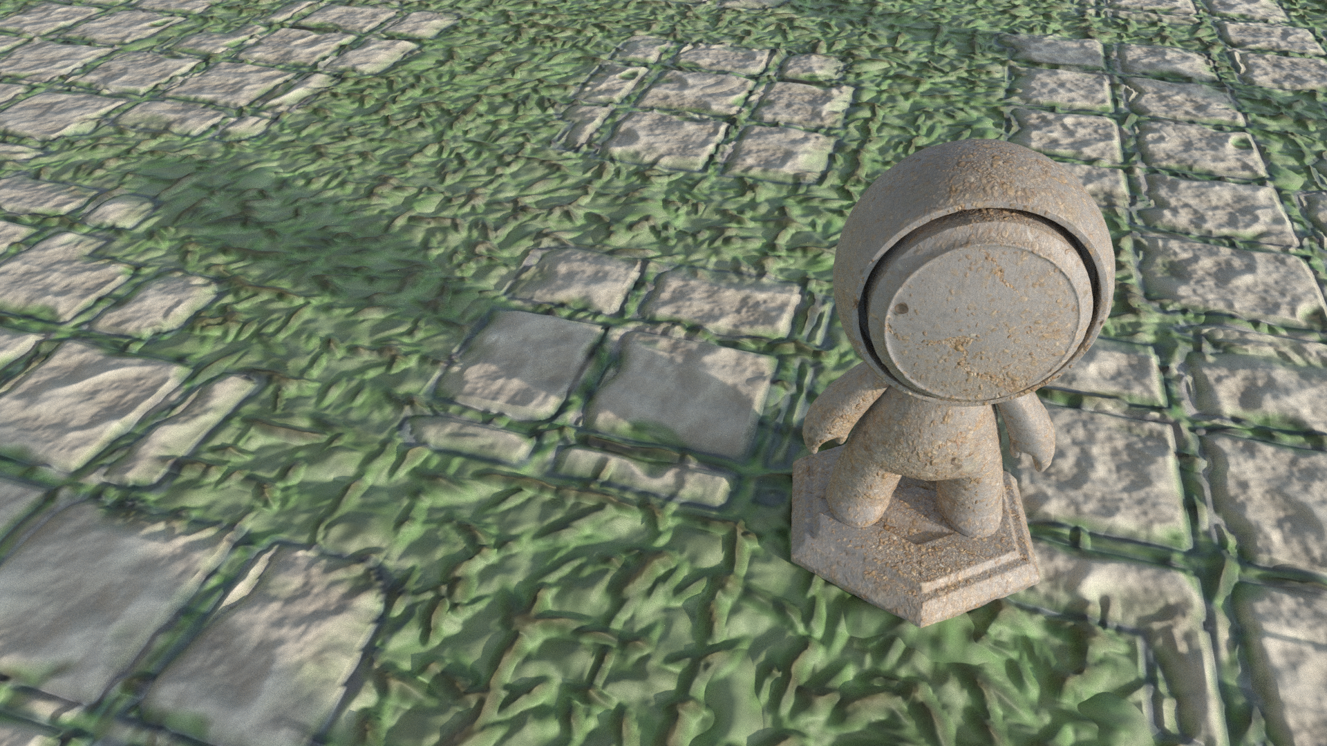 Cracked Pavers Substance Material on Substance 3D Community Assets