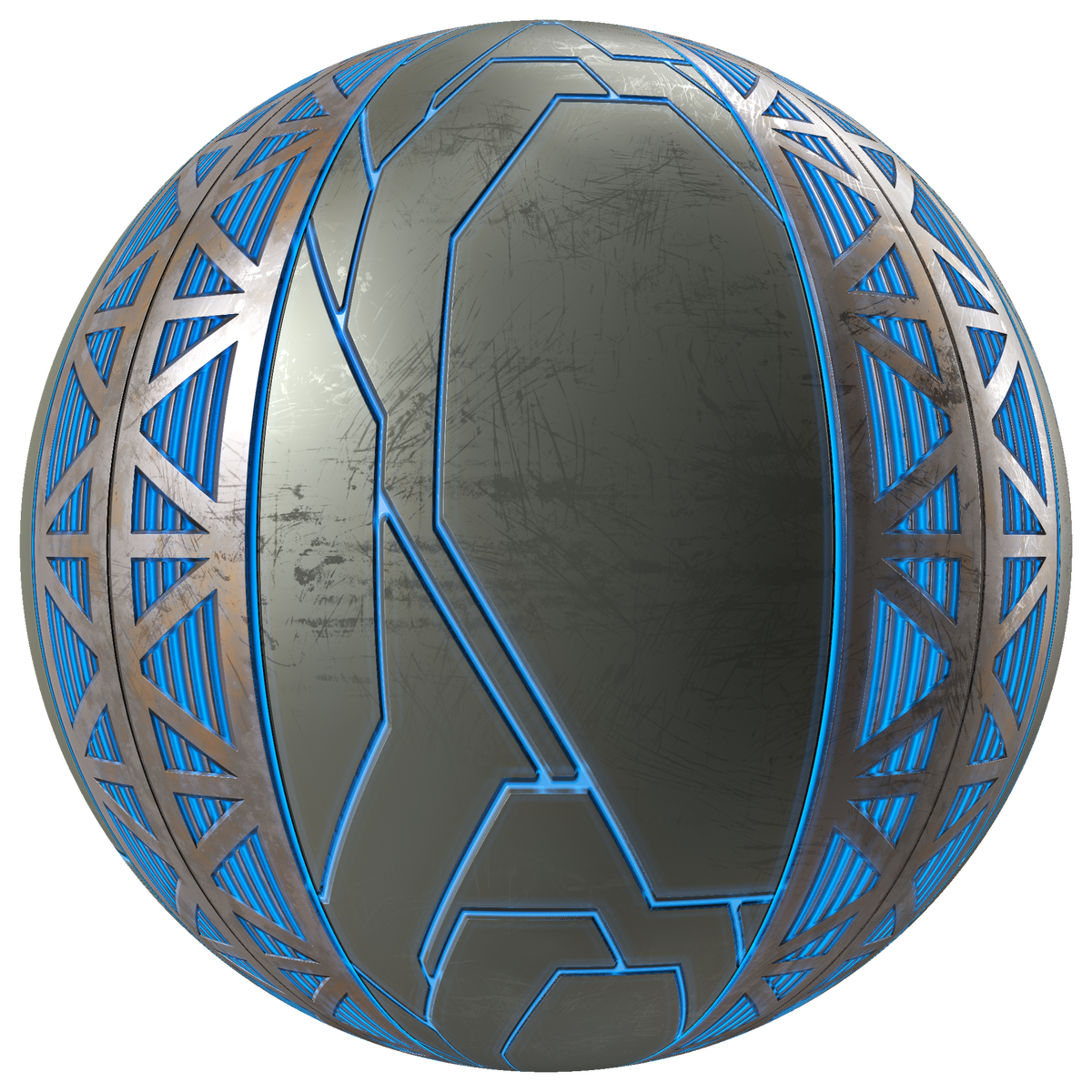 Sci fi Metal Panel 1 Substance Material on Substance 3D Community Assets