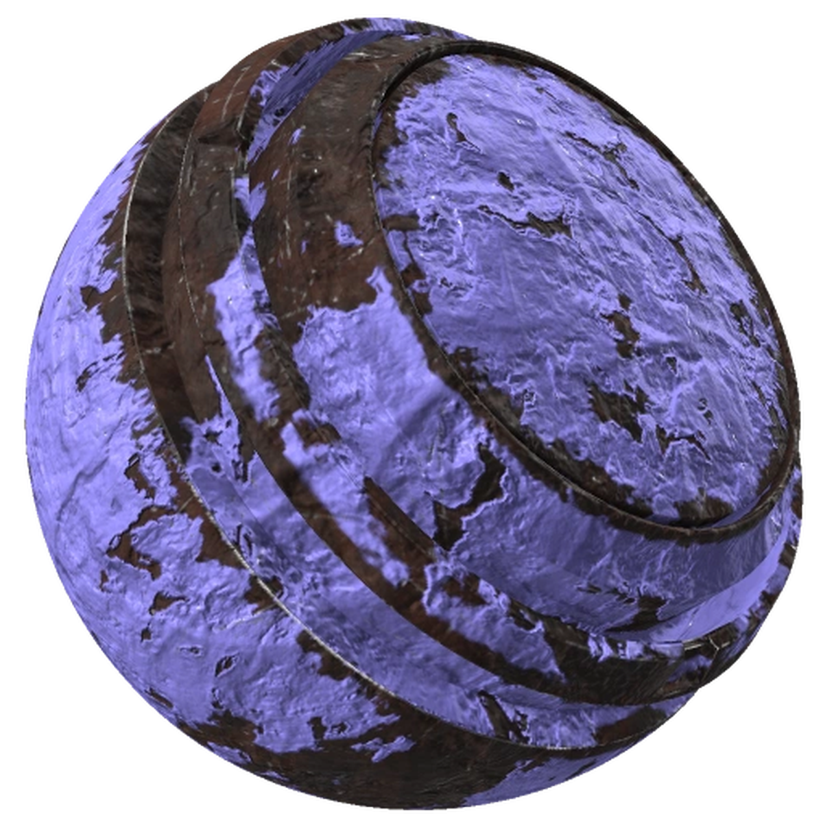 light purple rust Substance Smart Material on Substance 3D Community Assets