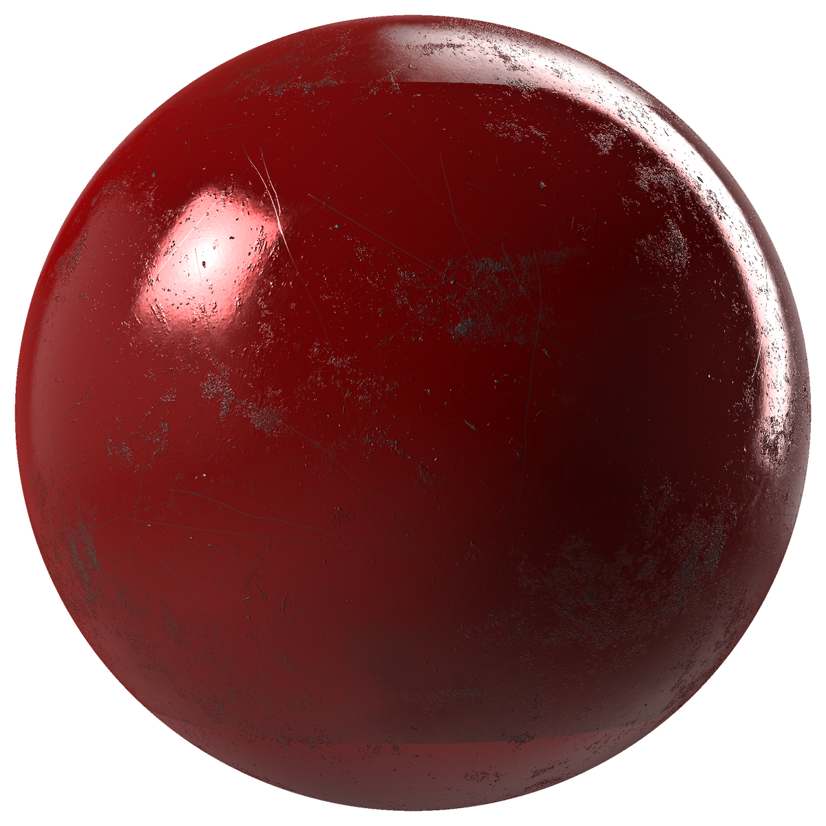 Red Metal Substance Material on Substance 3D Community Assets