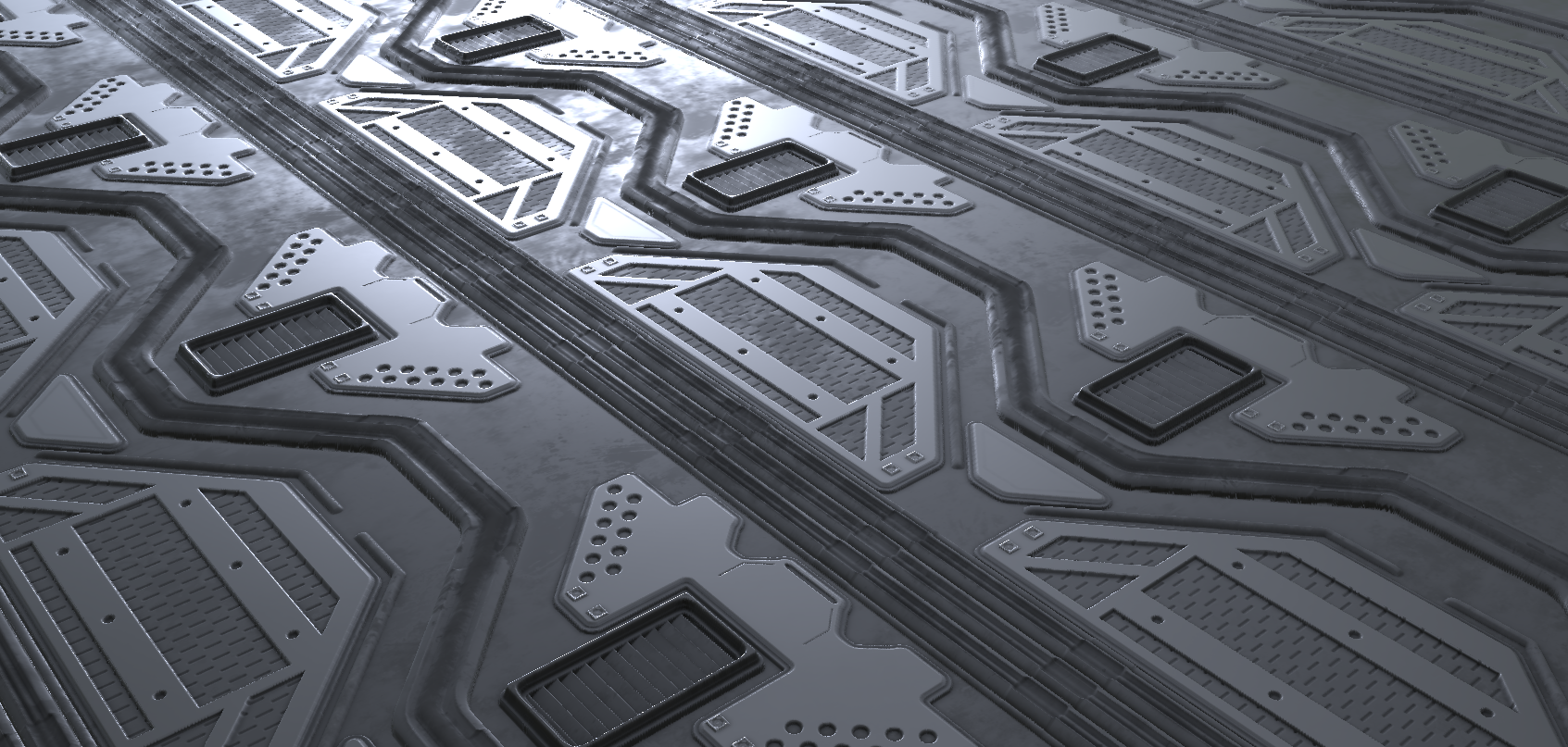 Sci Fi Floor Tiles