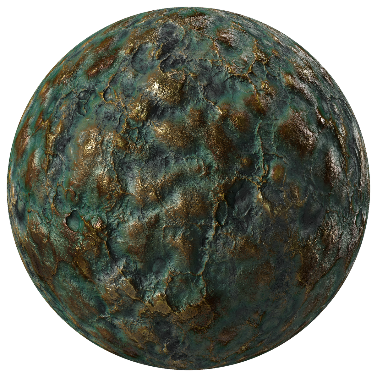 Raw copper Substance Material on Substance 3D Community Assets