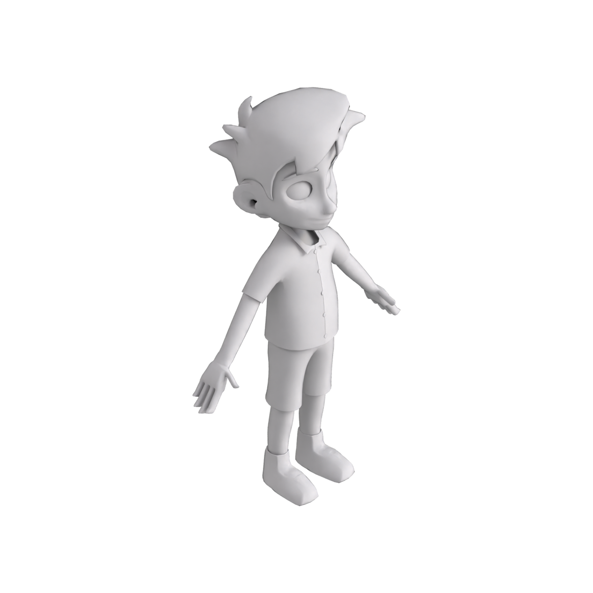 Boy Character Model on Substance 3D Community Assets