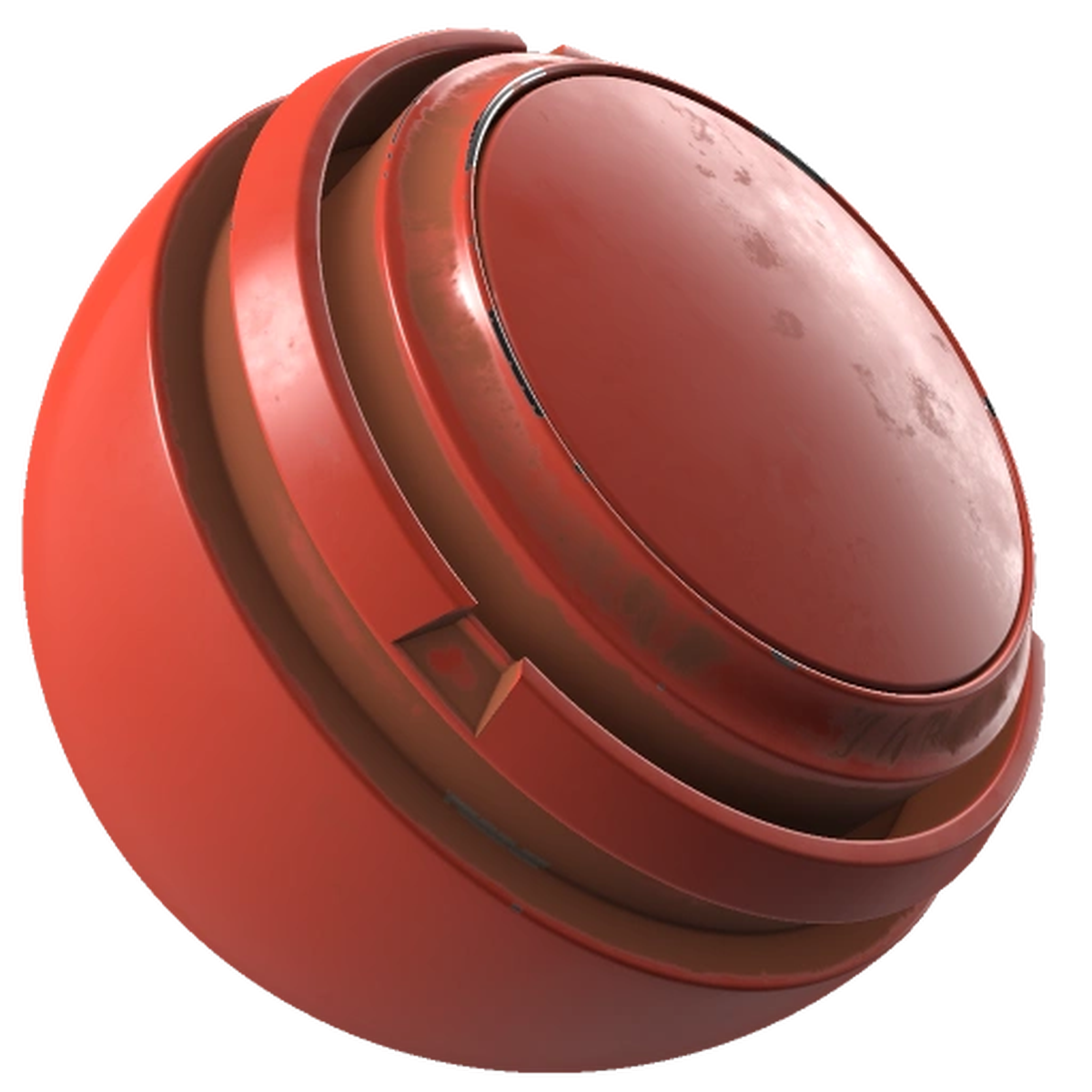 Red Painted Droid Substance Smart Material on Substance 3D Community Assets