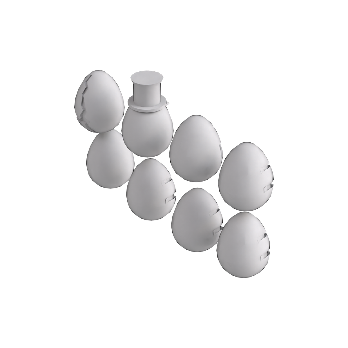 eggs Model on Substance 3D Community Assets