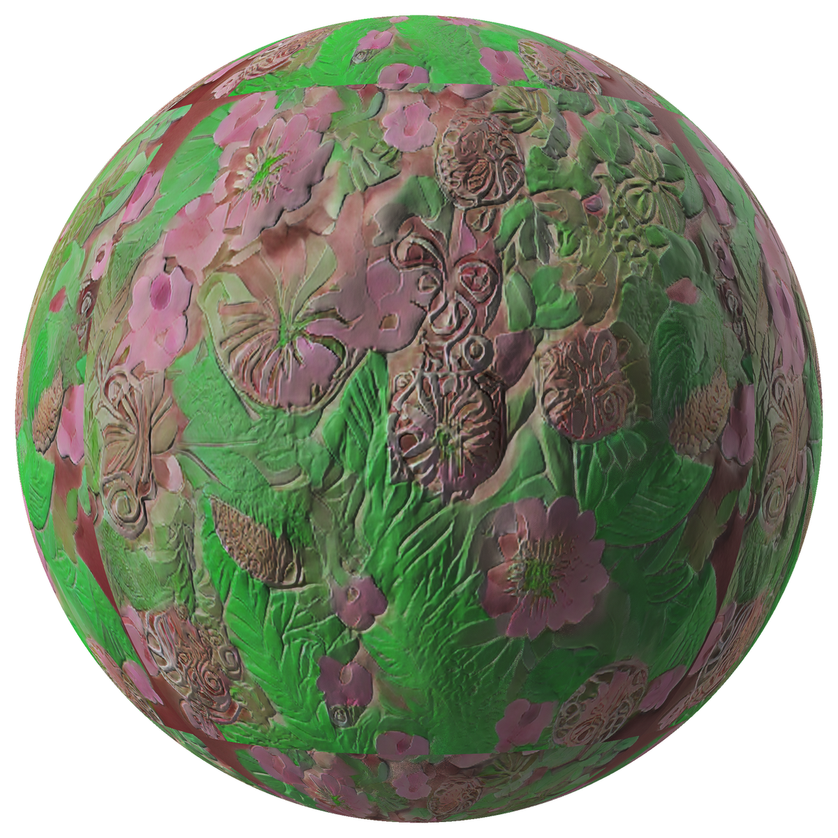 Greenery Flowers Substance Material on Substance 3D Community Assets