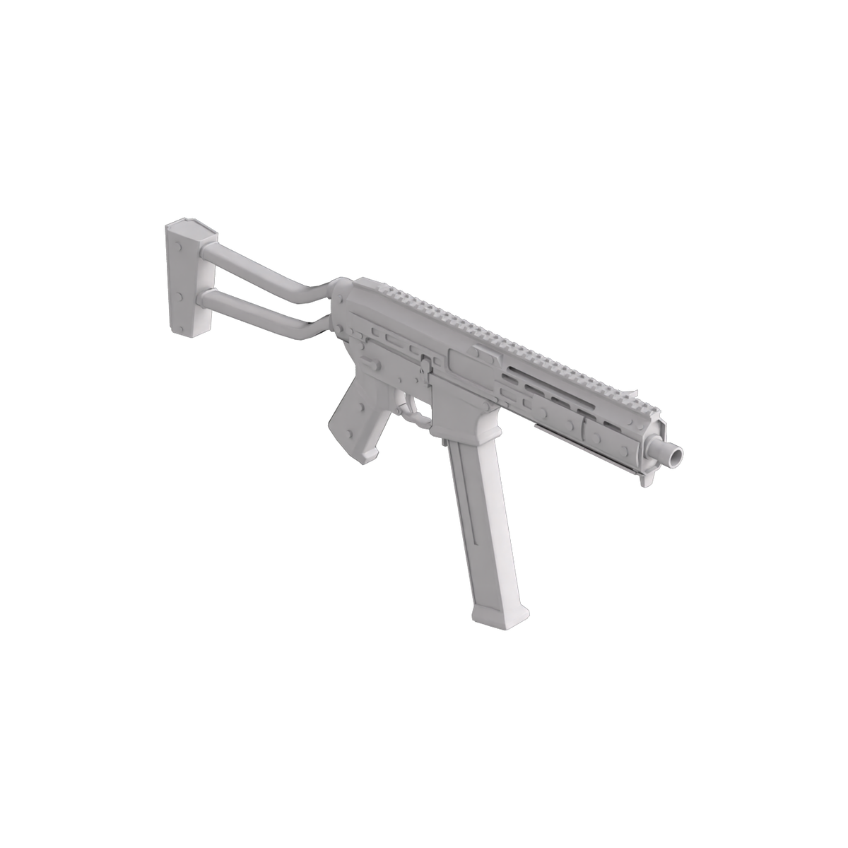 LWRC SMG 45 Model on Substance 3D Community Assets
