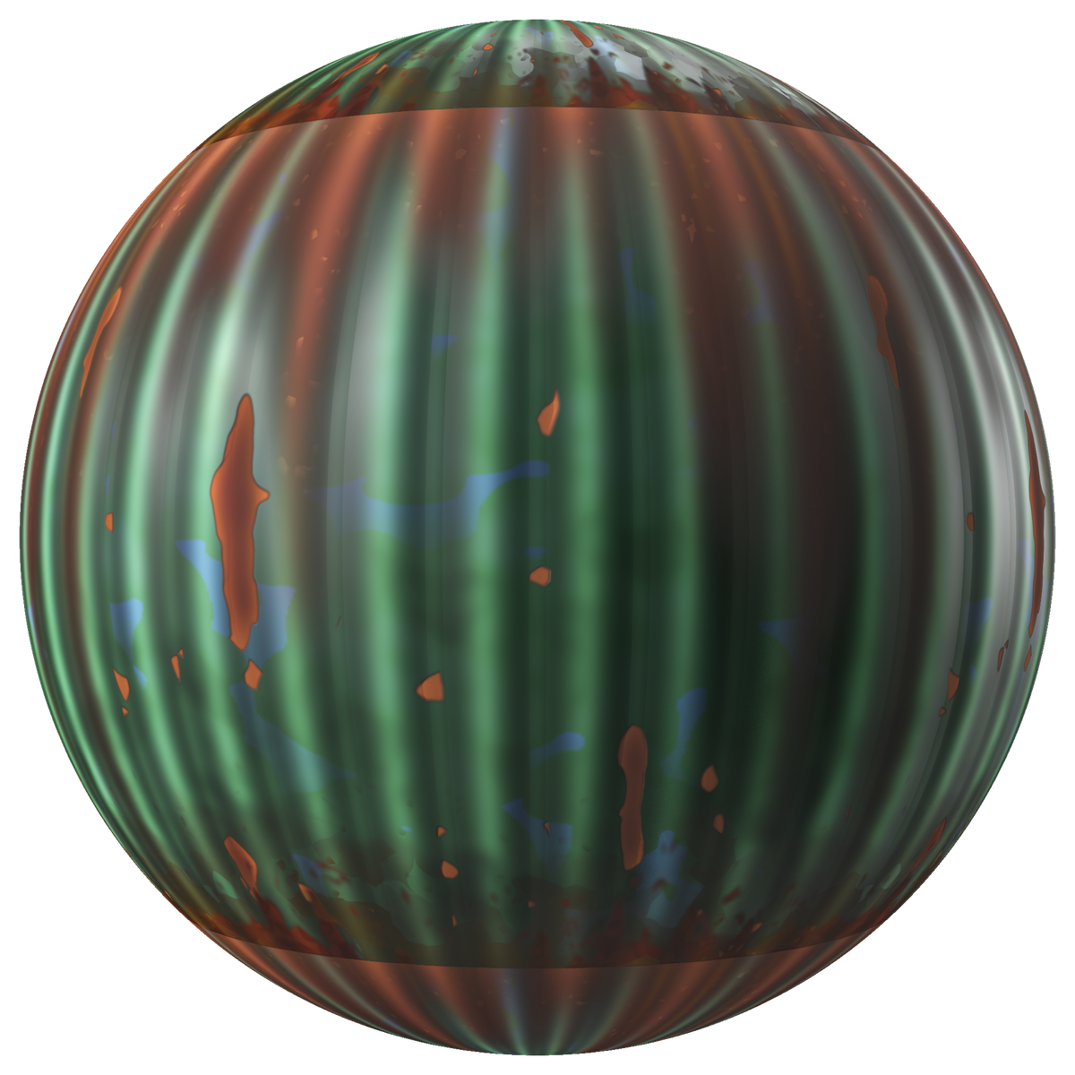Stylized Corrugated Metal Substance Material on Substance 3D Community ...