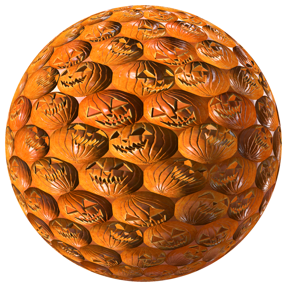 spocky pumpkin Substance Material on Substance 3D Community Assets