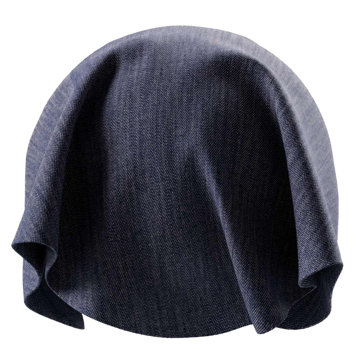 Dusk Indigo Twill Stretch Denim Face 04 on Substance 3D Assets