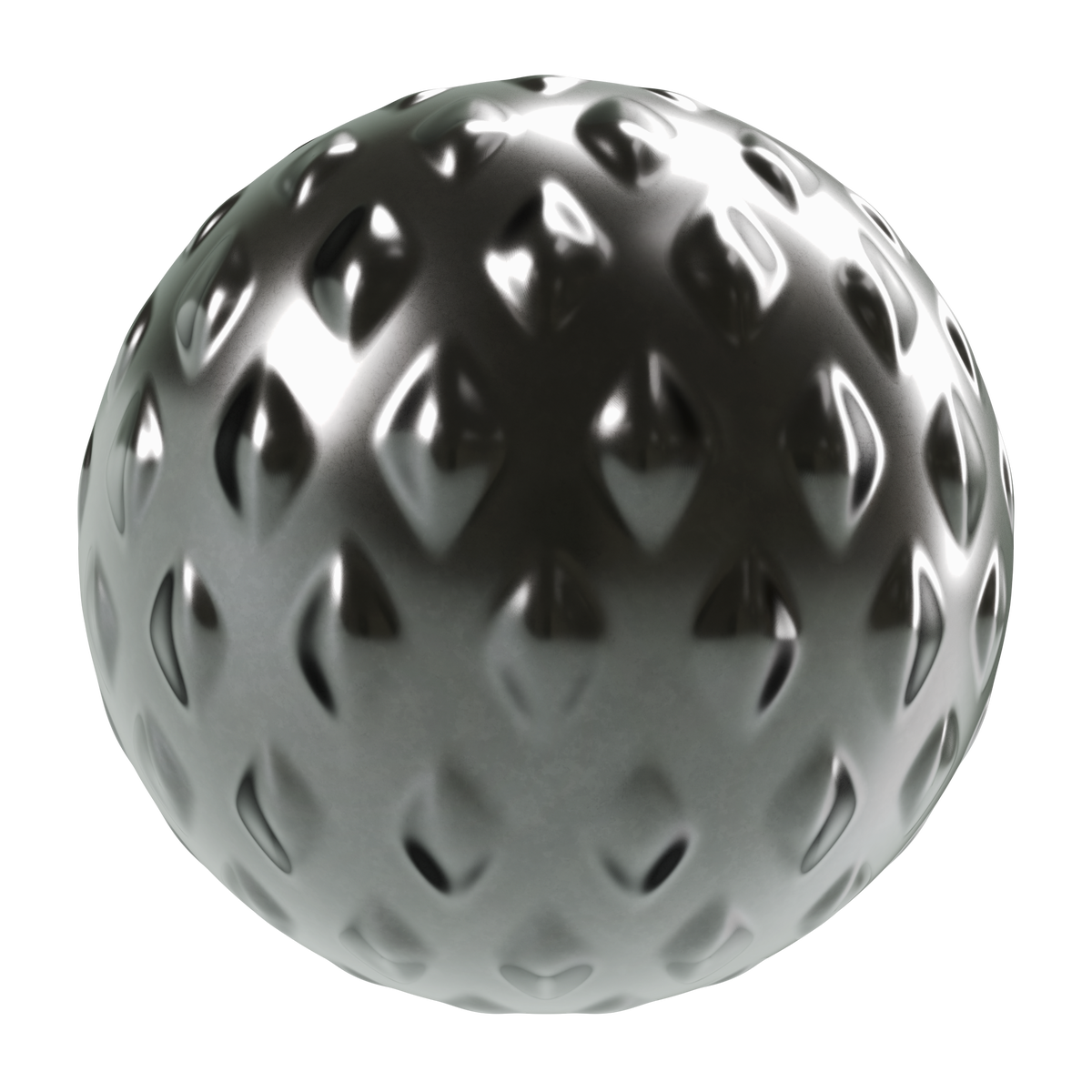 Steel Diamond Emboss Pattern on Substance 3D Assets