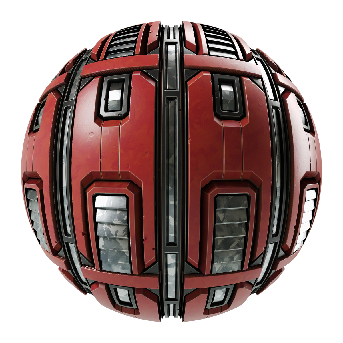 Stylized Scifi Armored Lockers on Substance 3D Assets