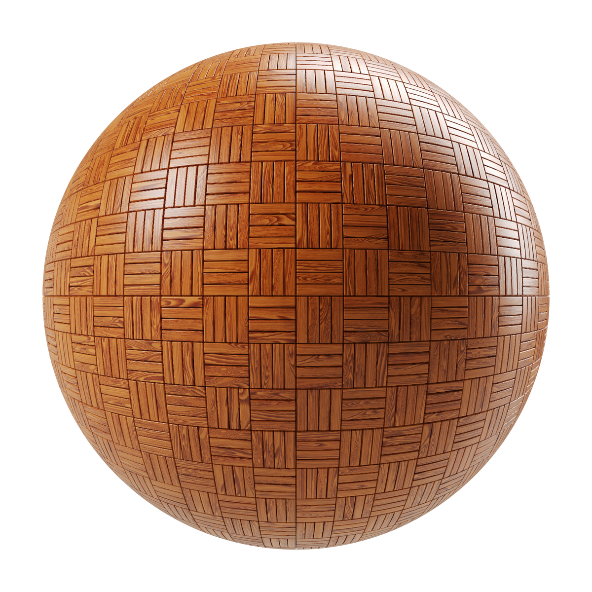 Cedar Wood Parquet Mosaic on Substance 3D Assets
