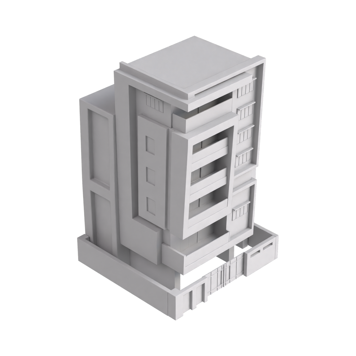 Modern Building 14 on Substance 3D Assets