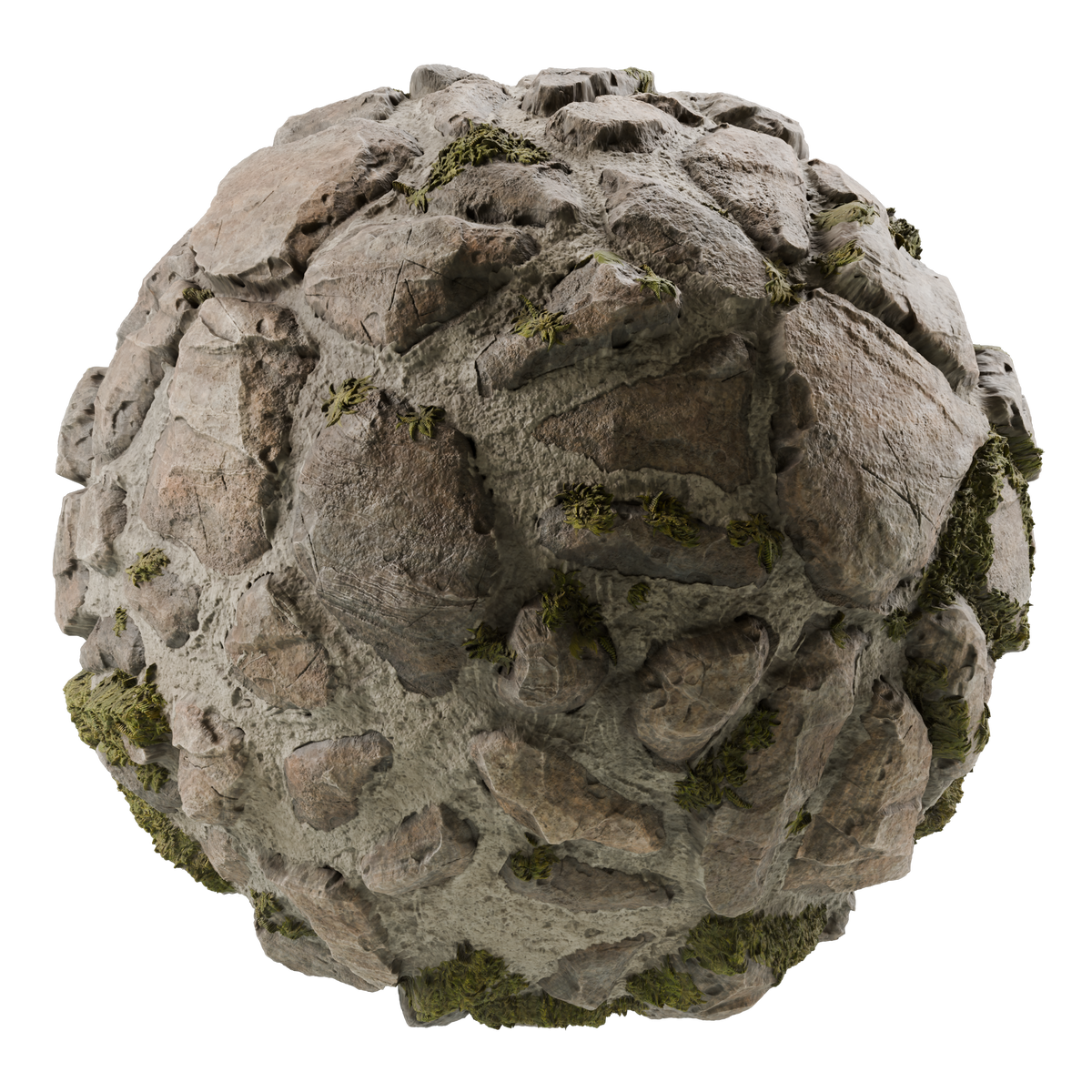 Medieval Rubble Stone Wall on Substance 3D Assets