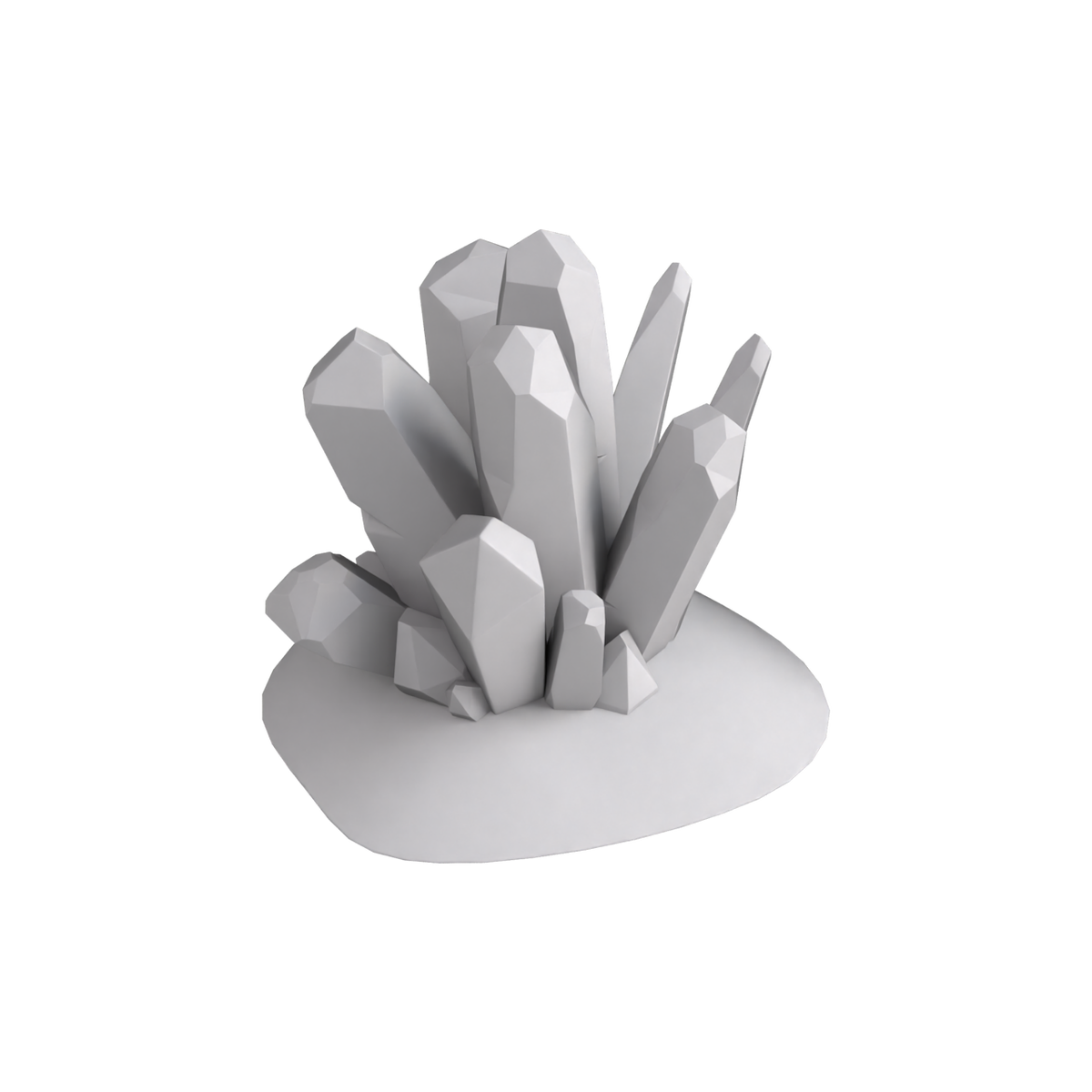 Crystal Cluster 04 on Substance 3D Assets