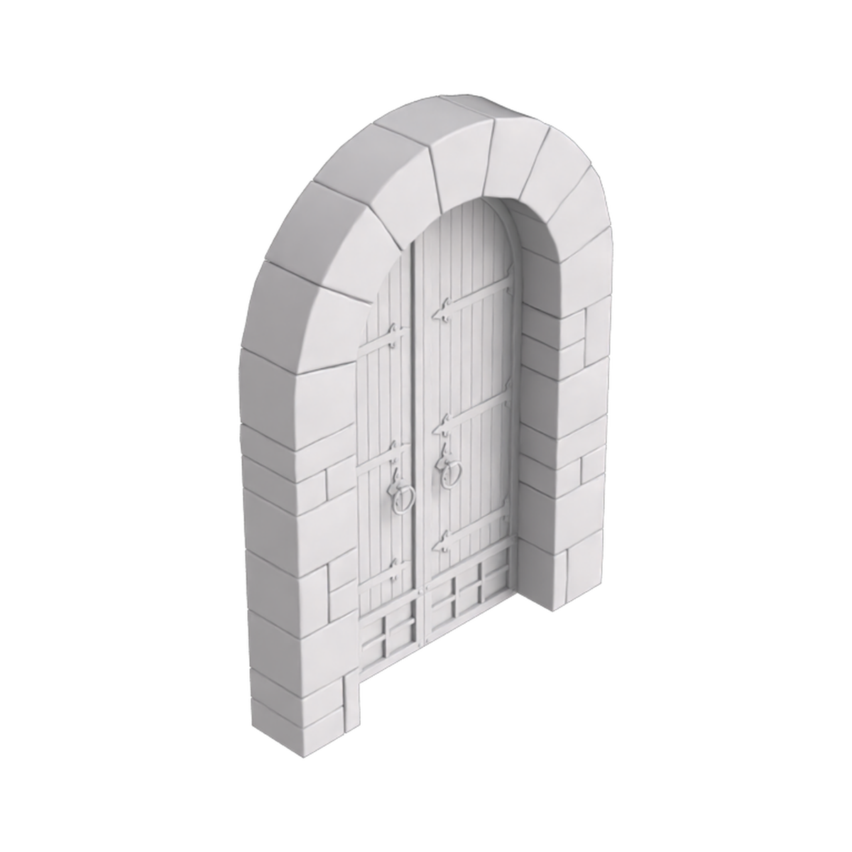 Medieval Wooden Gate 01 on Substance 3D Assets