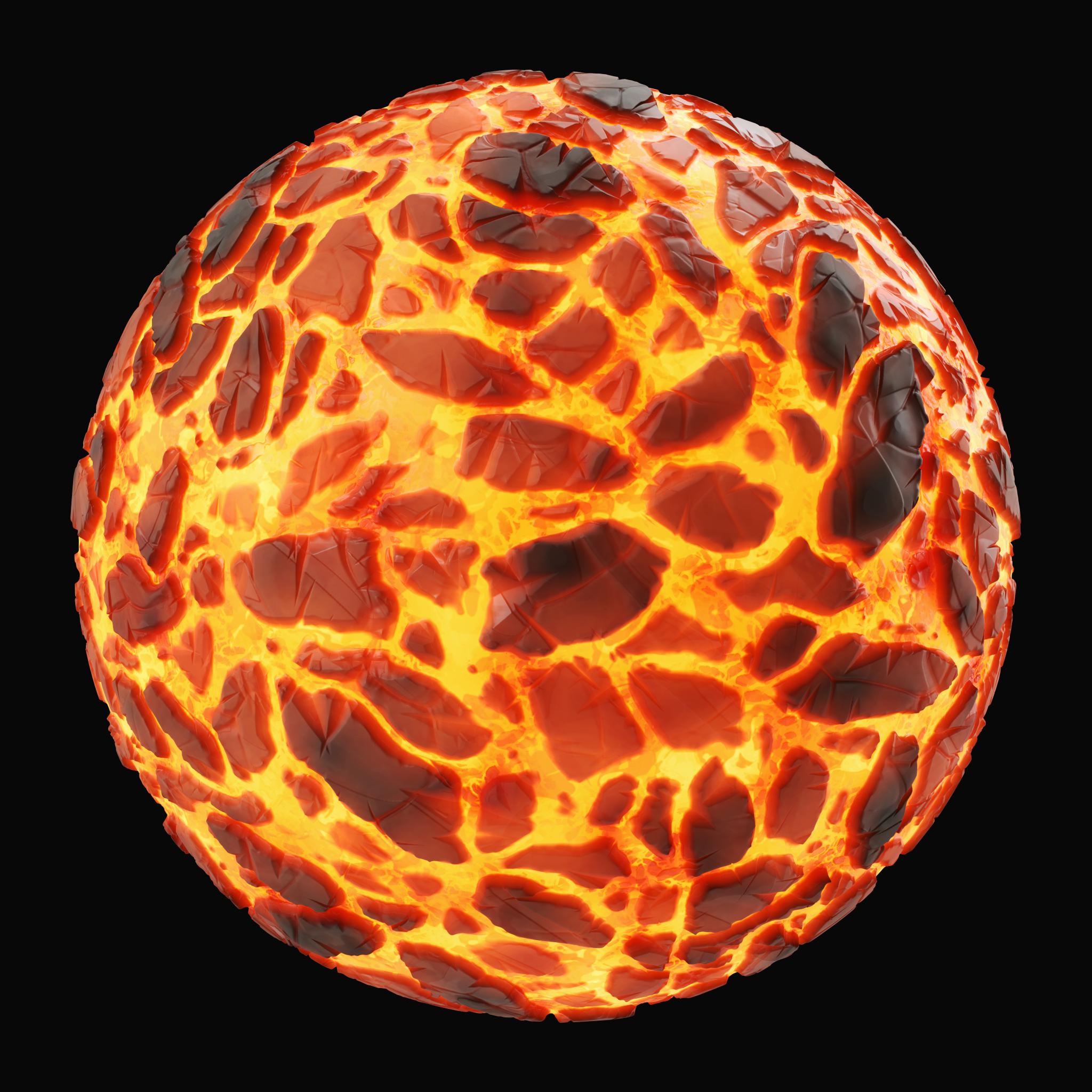 lava texture 3d
