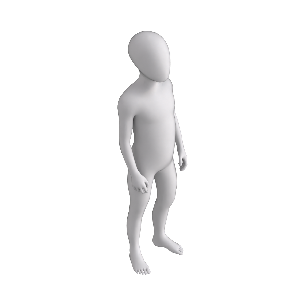 Base Model Human Kid Idle 01 on Substance 3D Assets