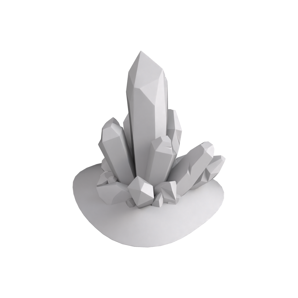 Crystal Cluster 08 on Substance 3D Assets