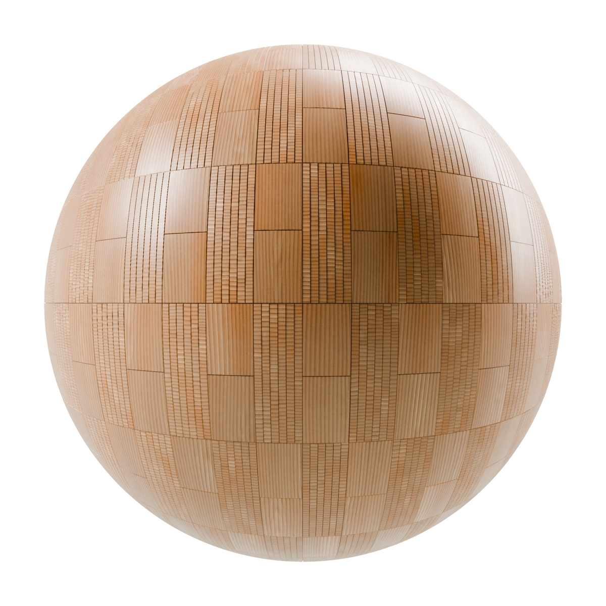Chestnut Wood Parquet Basket Weave on Substance 3D Assets