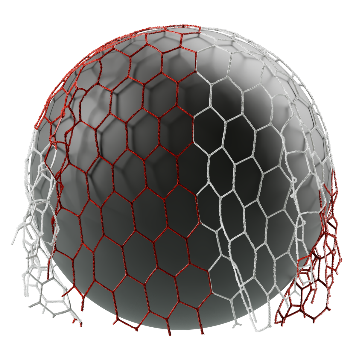 Bicolor Hexagonal Net on Substance 3D Assets