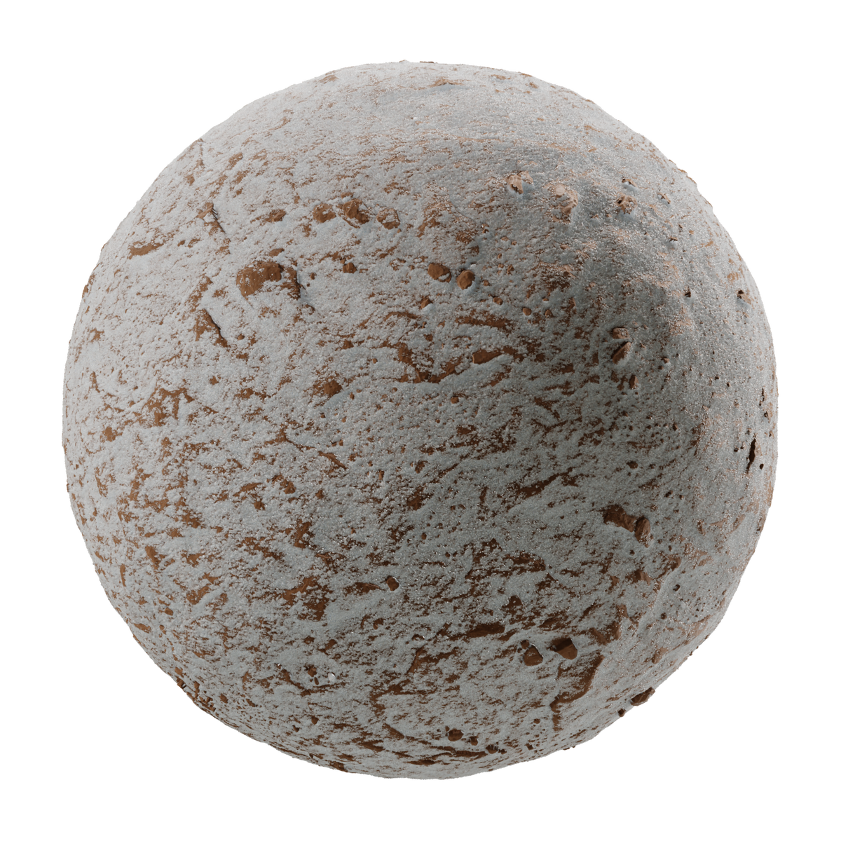 Melted Snow On Sandstone on Substance 3D Assets