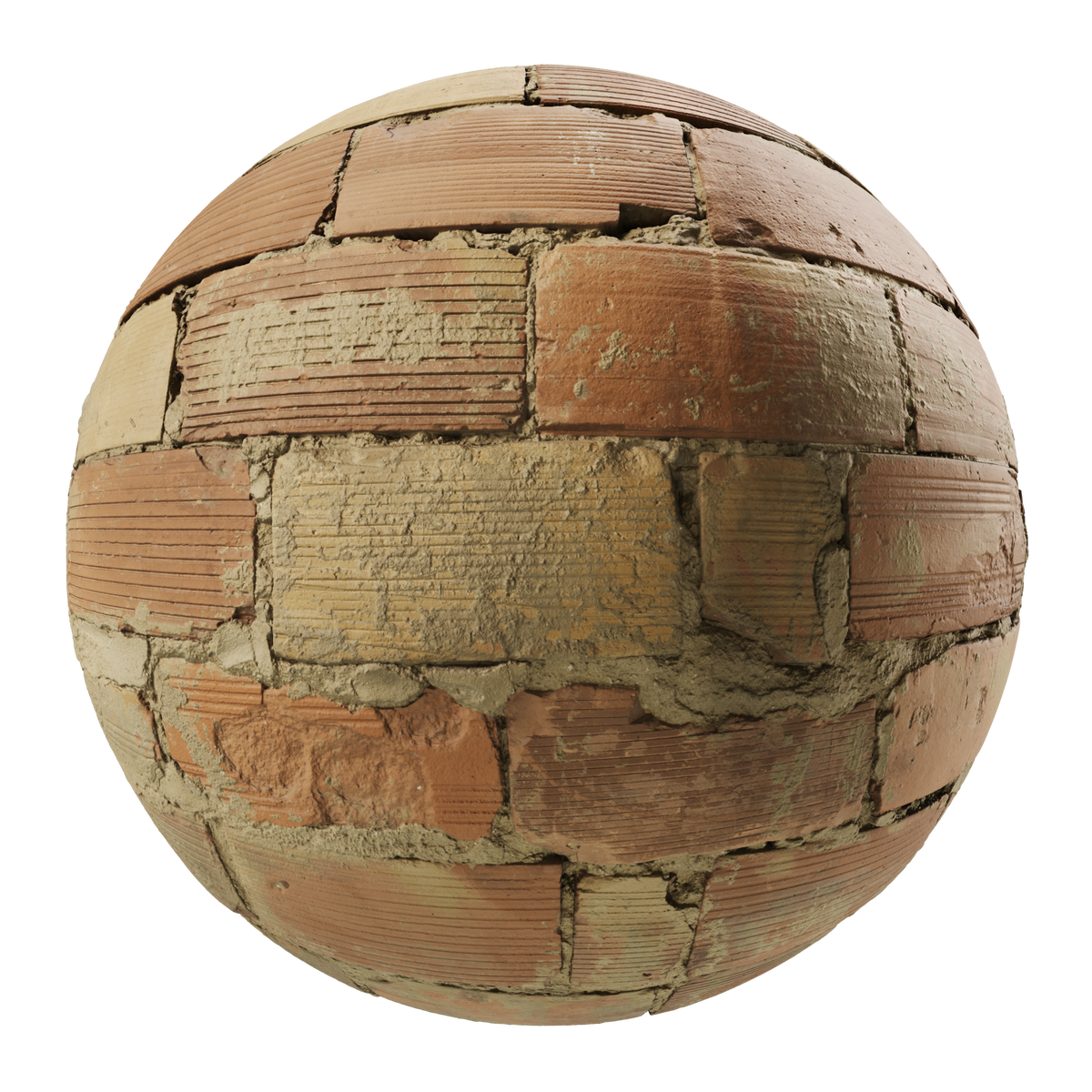 Clay Blocks Wall on Substance 3D Assets