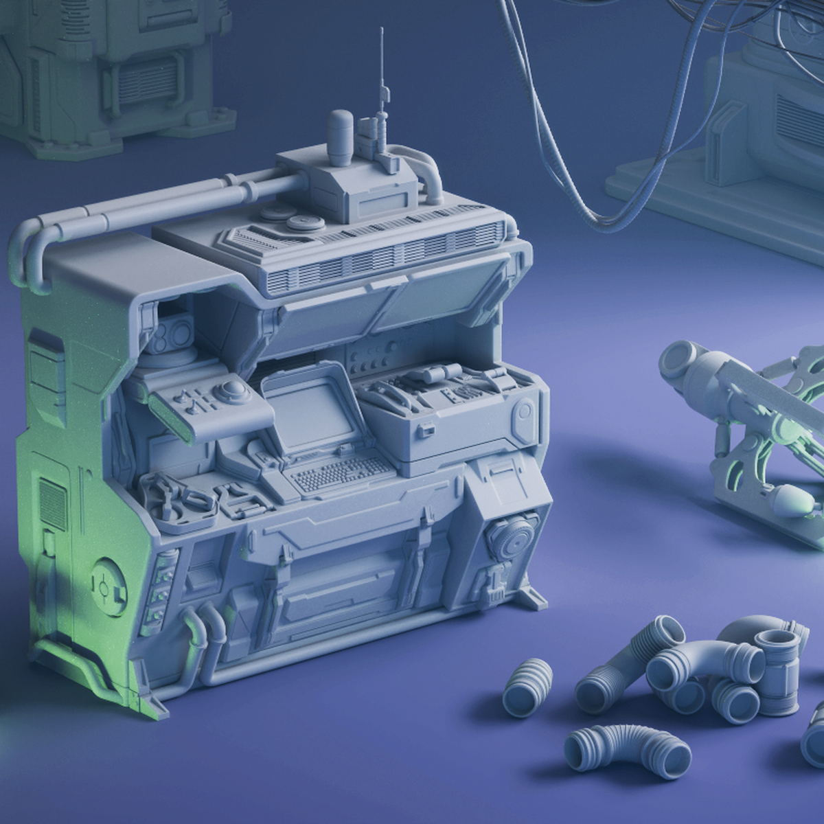 Robotics collection on Substance 3D Assets