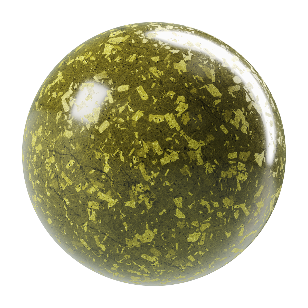 Green Porphyry Marble on Substance 3D Assets
