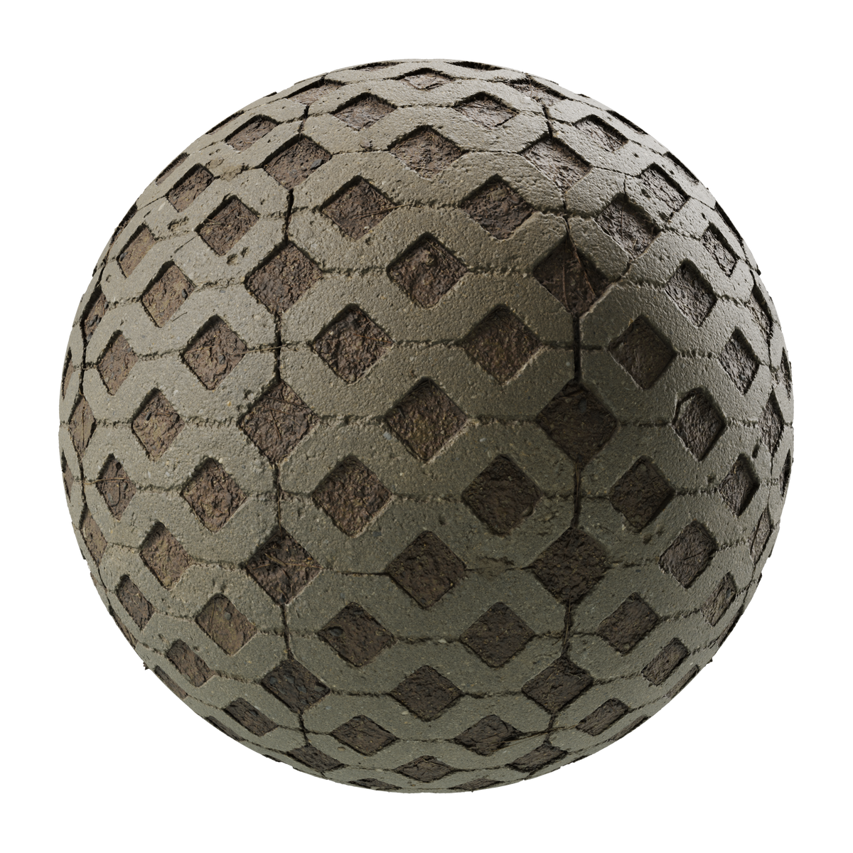 Lattice Concrete Paving Blocks 03 on Substance 3D Assets