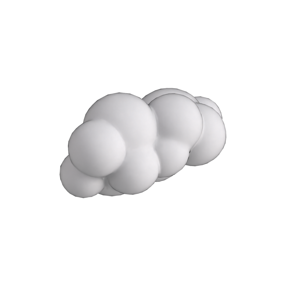 Stylized Static Cloud 04 on Substance 3D Assets