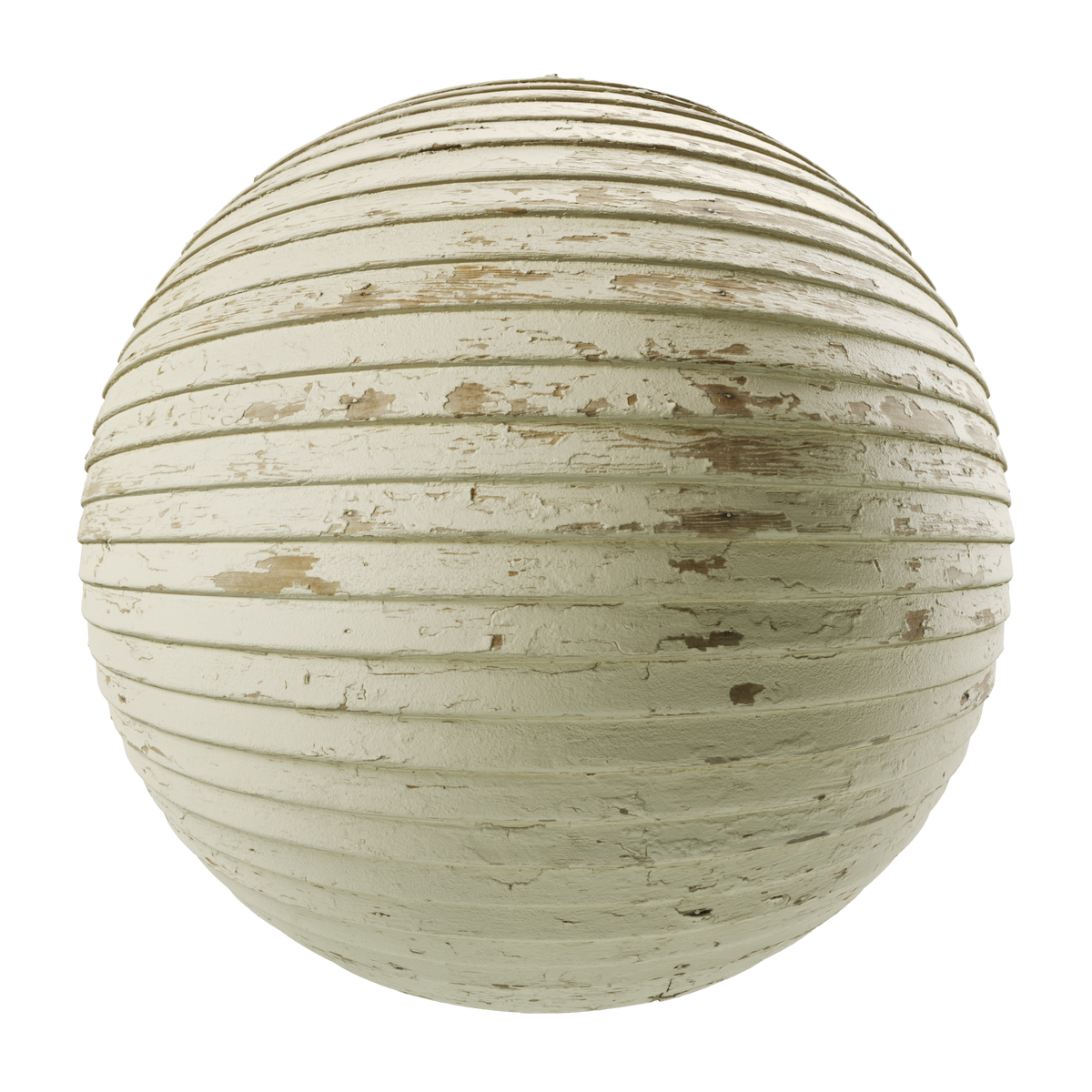 Worn Painted Double Ogee Wood Siding on Substance 3D Assets