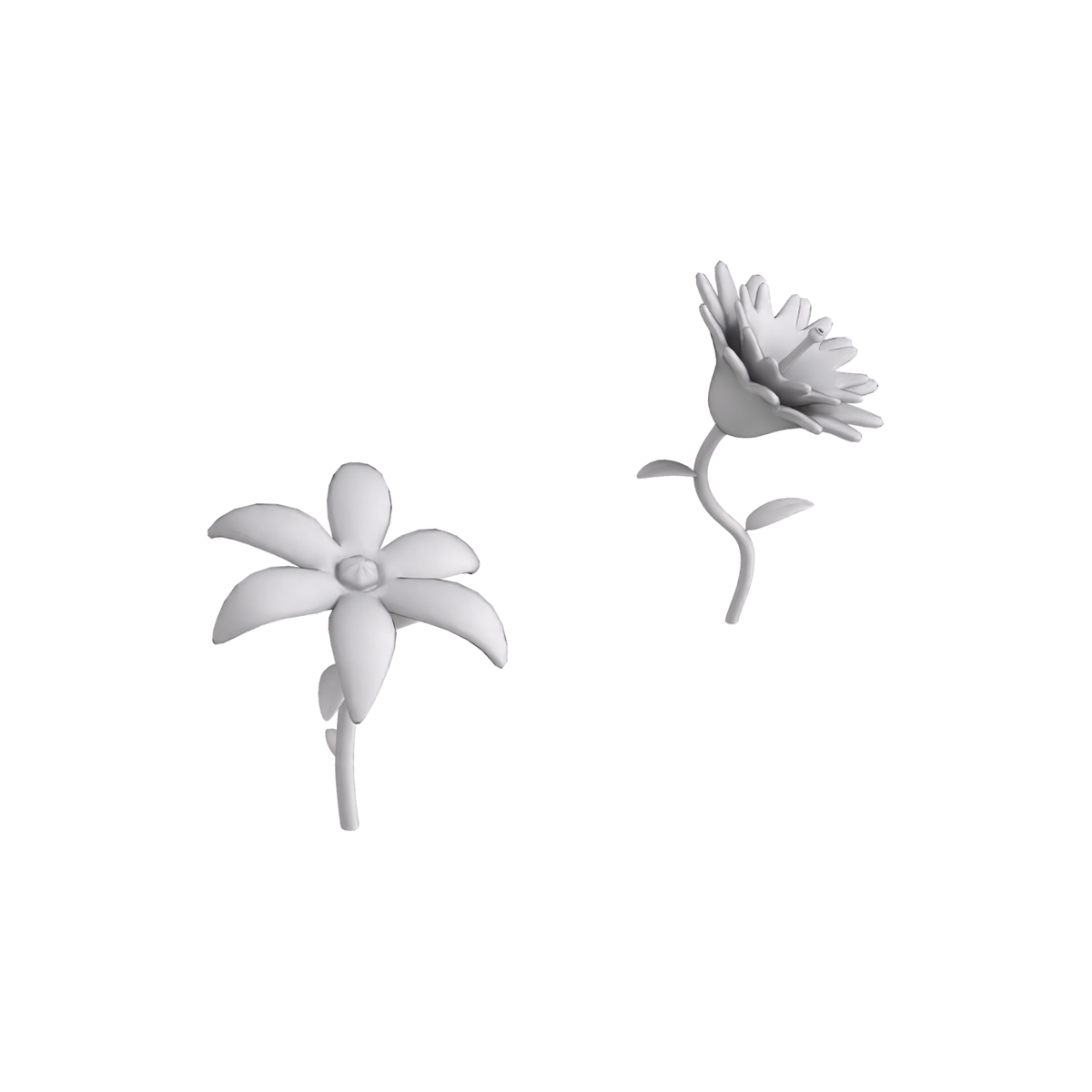 Stylized Flower Set 01 on Substance 3D Assets