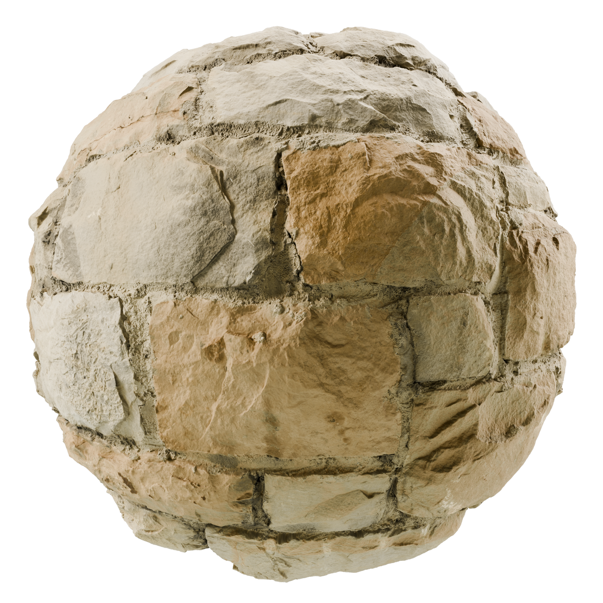 Damaged Stone Wall on Substance 3D Assets