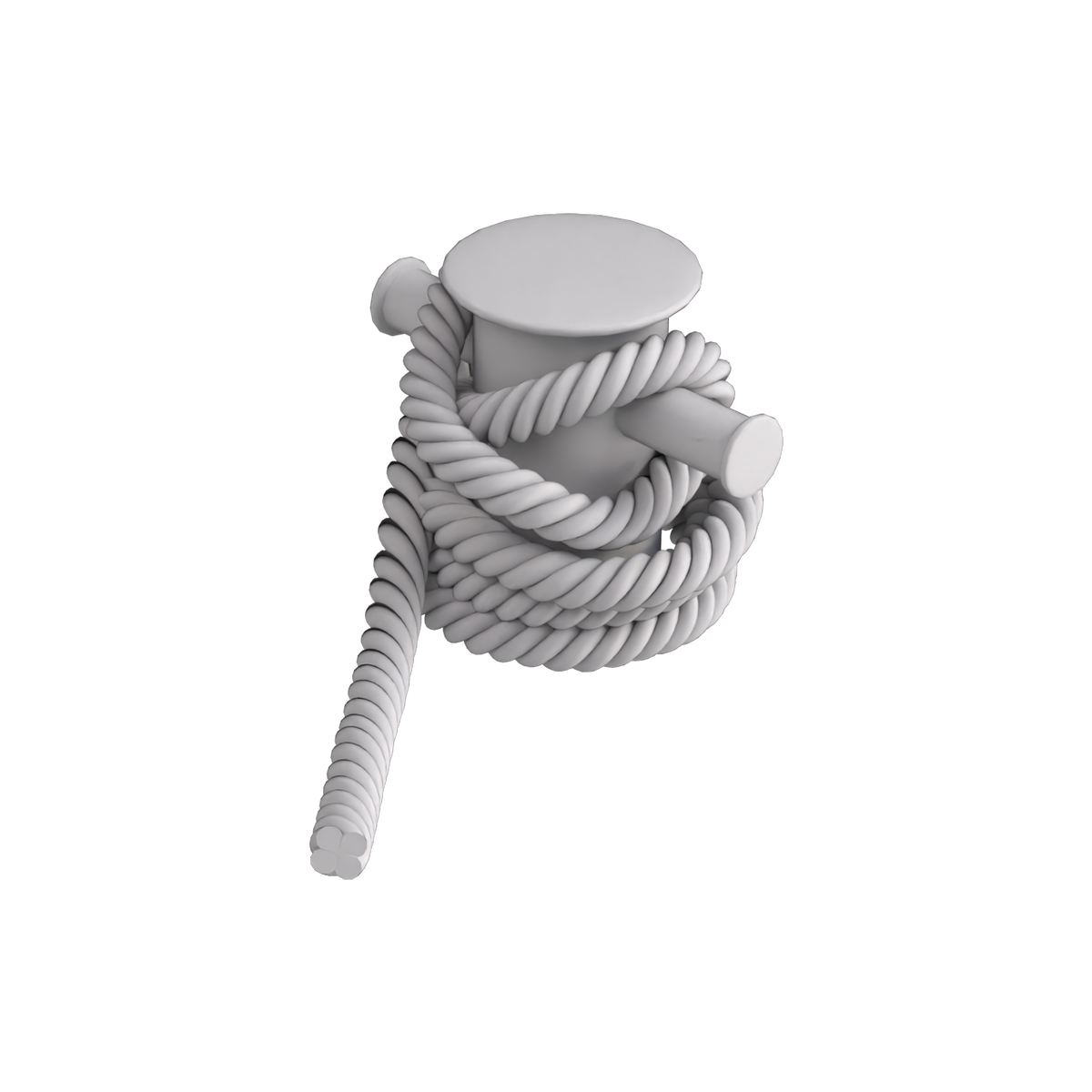 Large Rope And Dock Support on Substance 3D Assets