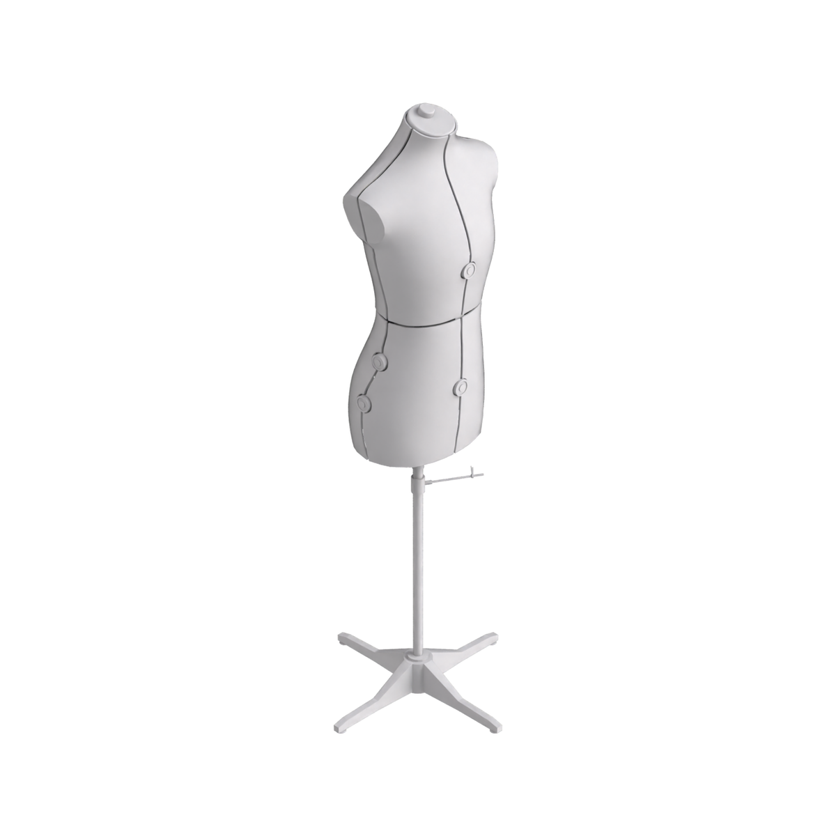 Adjustable Sewing Body Model on Substance 3D Assets