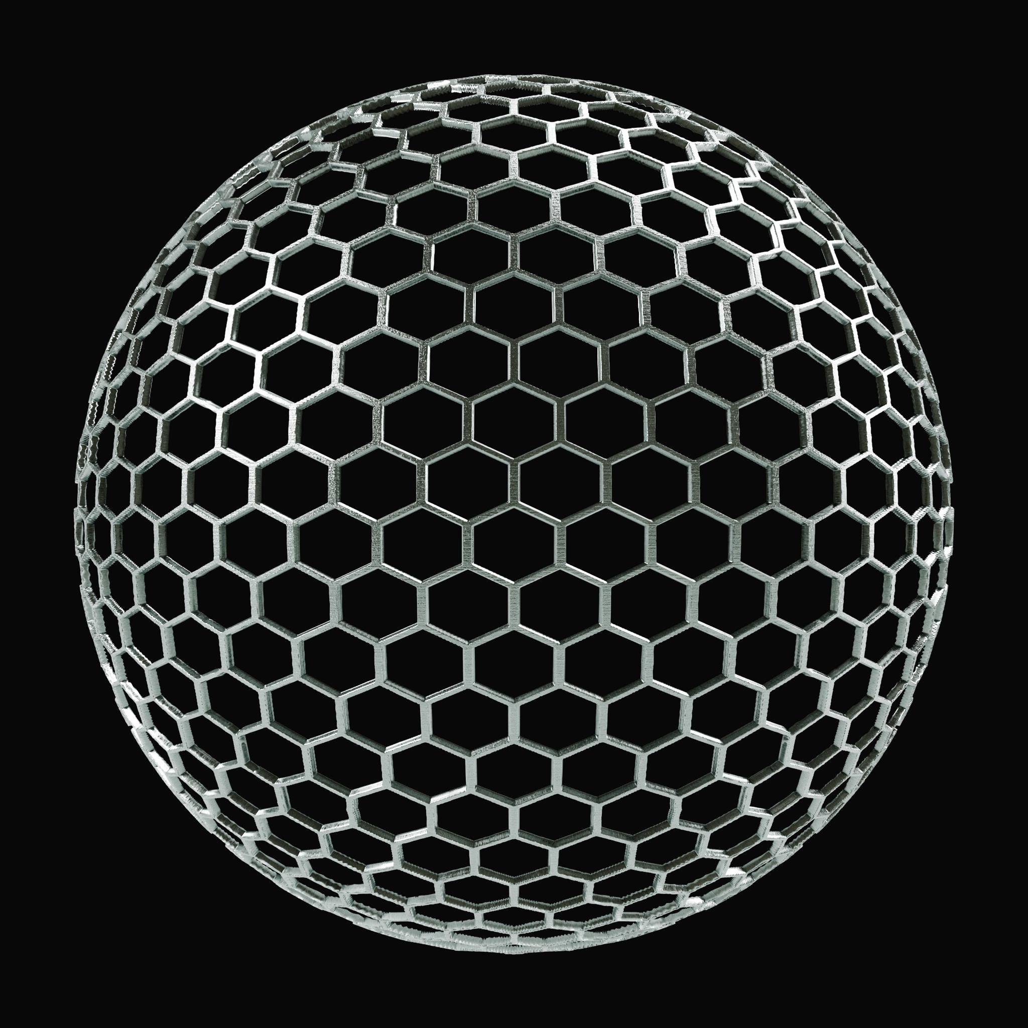 honey comb pattern 3d