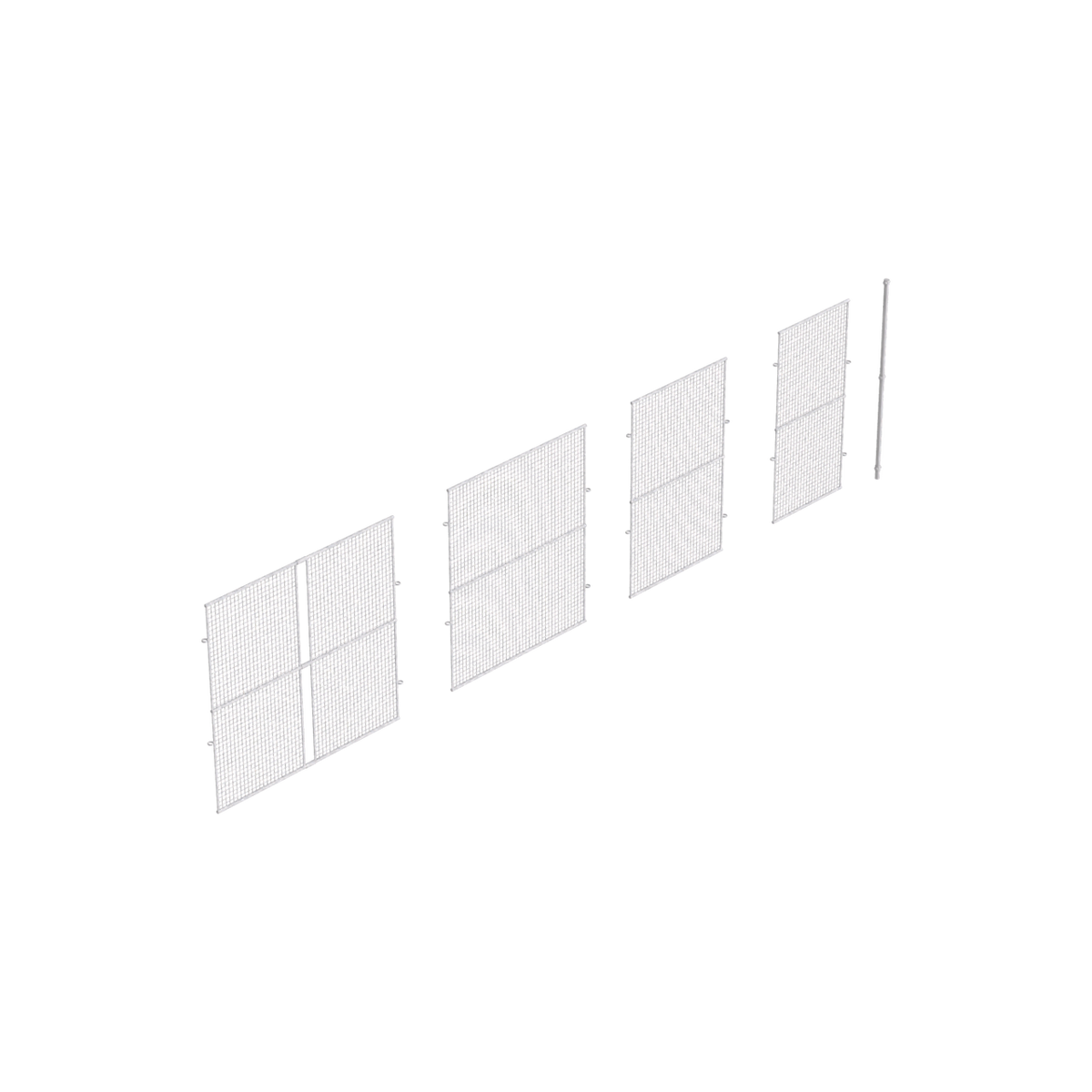 Classic Metal Fence Set on Substance 3D Assets