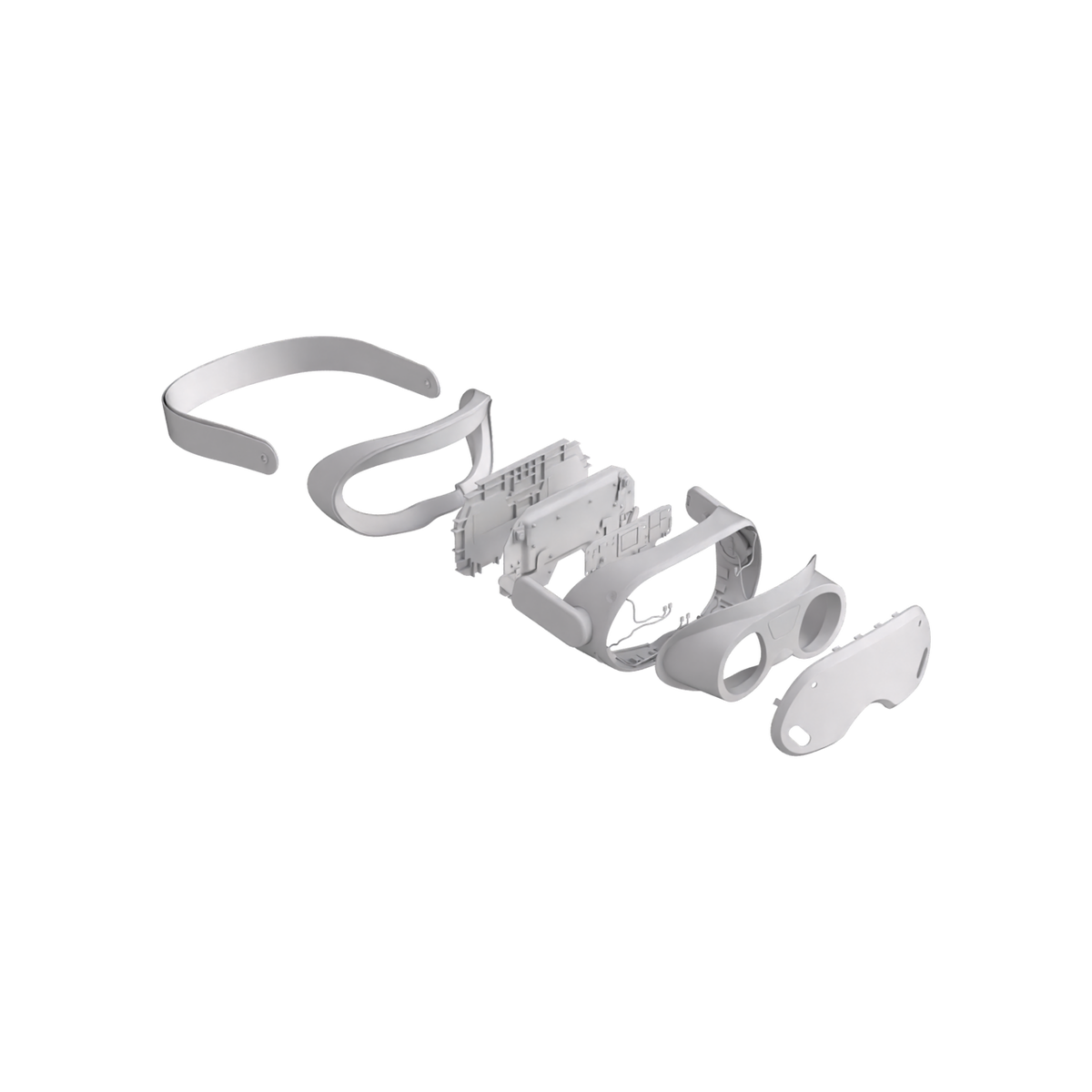 Virtual Reality Headset Exploded View on Substance 3D Assets