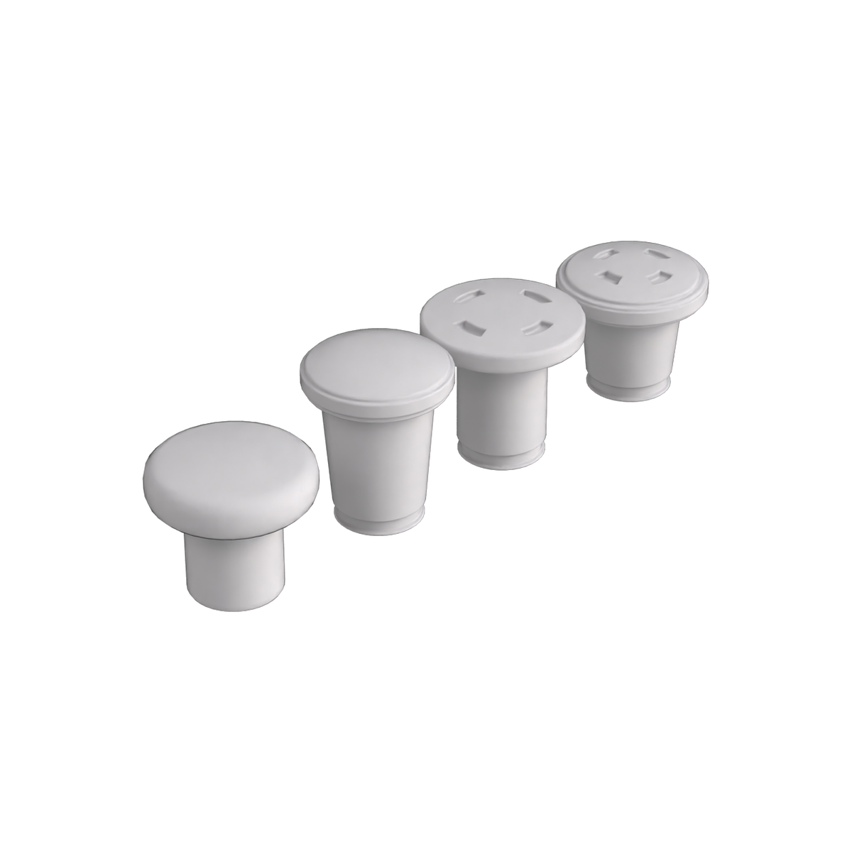 Screw Emergency Knob Set on Substance 3D Assets