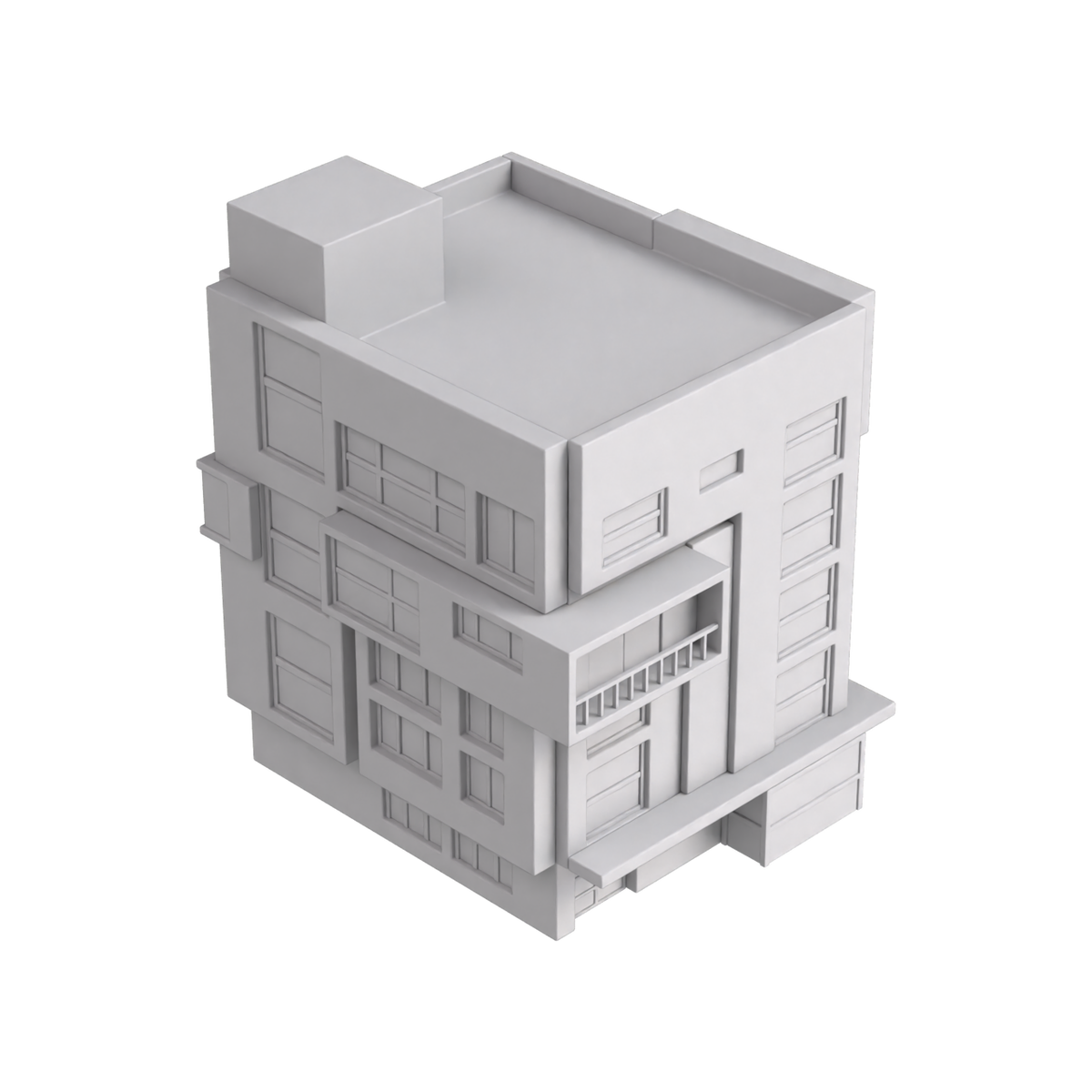 Modern Building 12 on Substance 3D Assets