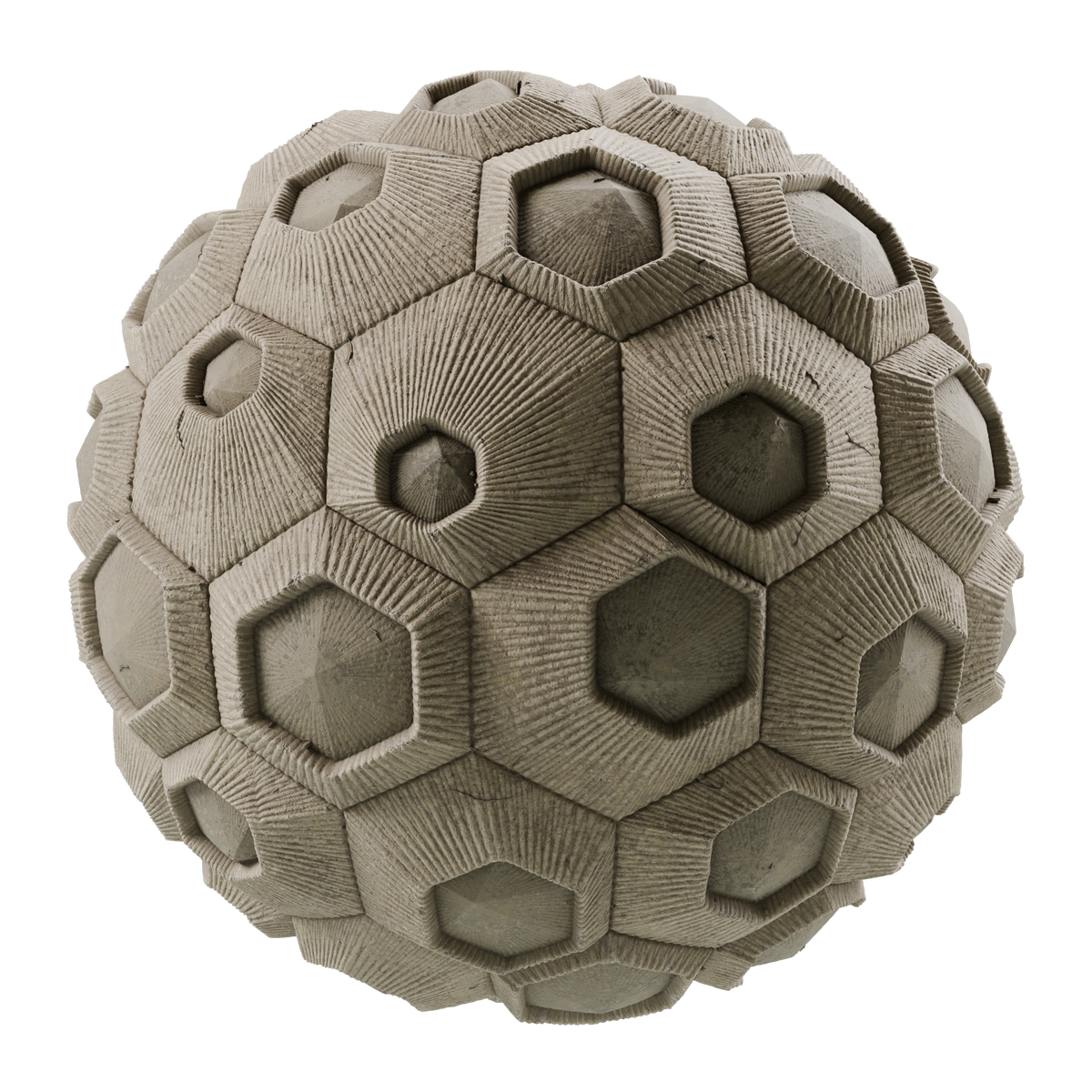 Concrete Random Hex on Substance 3D Assets