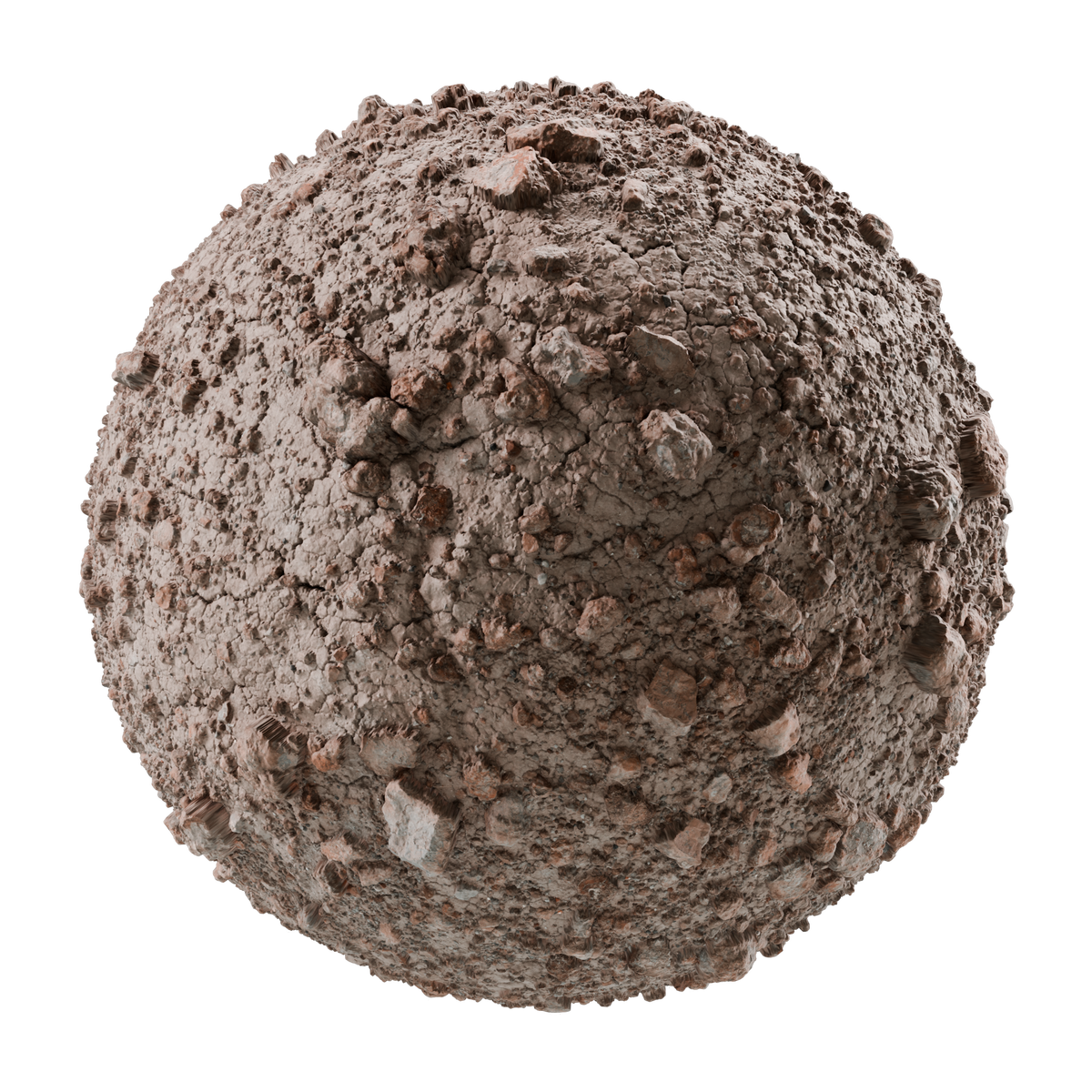 Cracked Gravelly Ground on Substance 3D Assets
