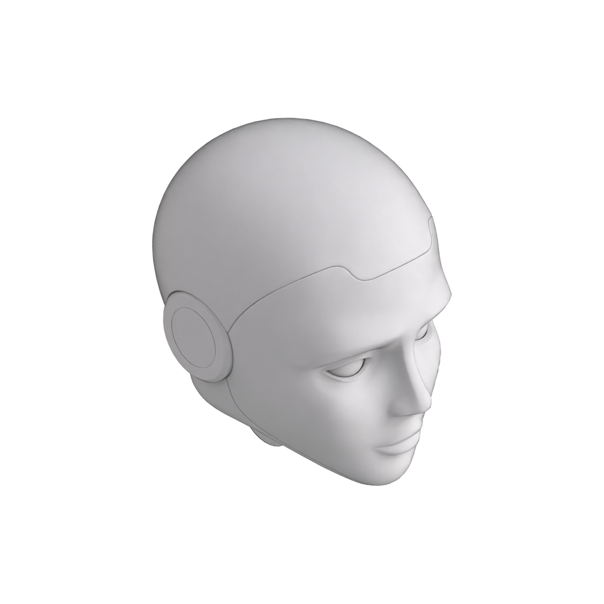 Android Head 01 on Substance 3D Assets