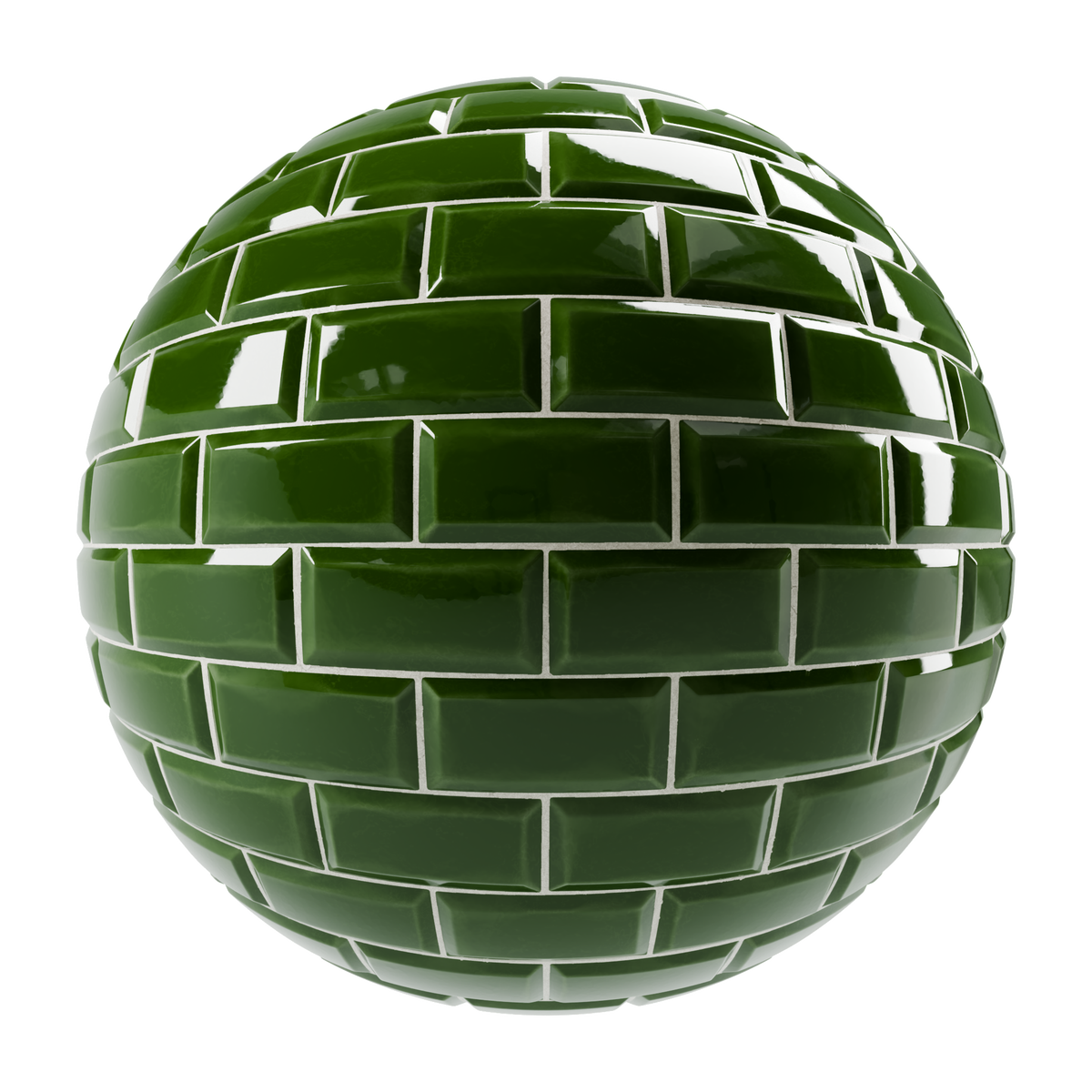 Chamfered Enamel Subway Tiles on Substance 3D Assets