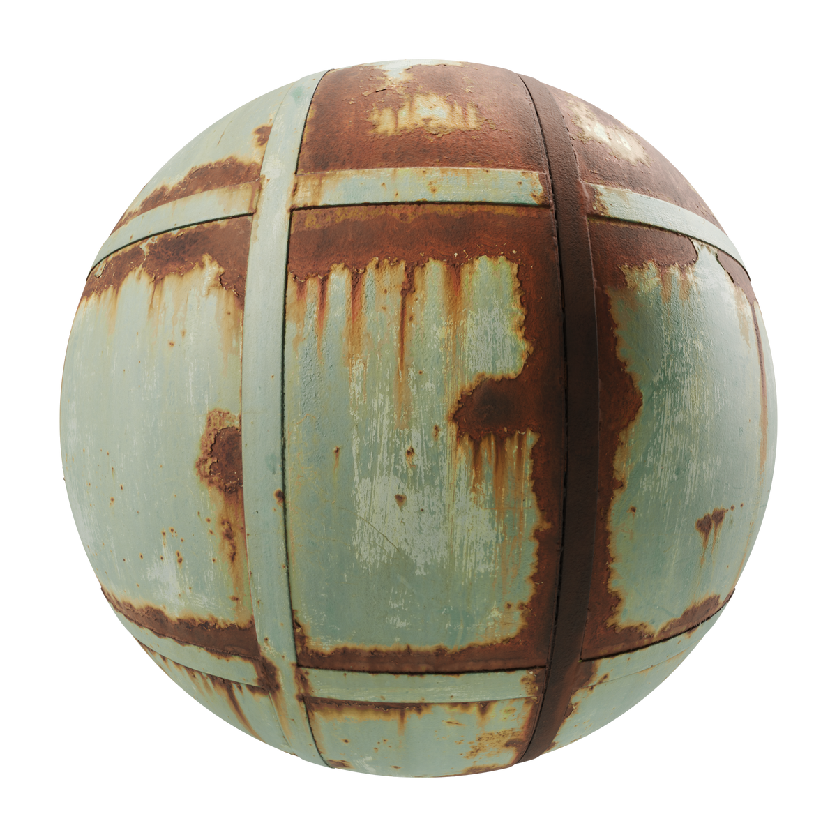 Heavily Rusted Metal Gate on Substance 3D Assets